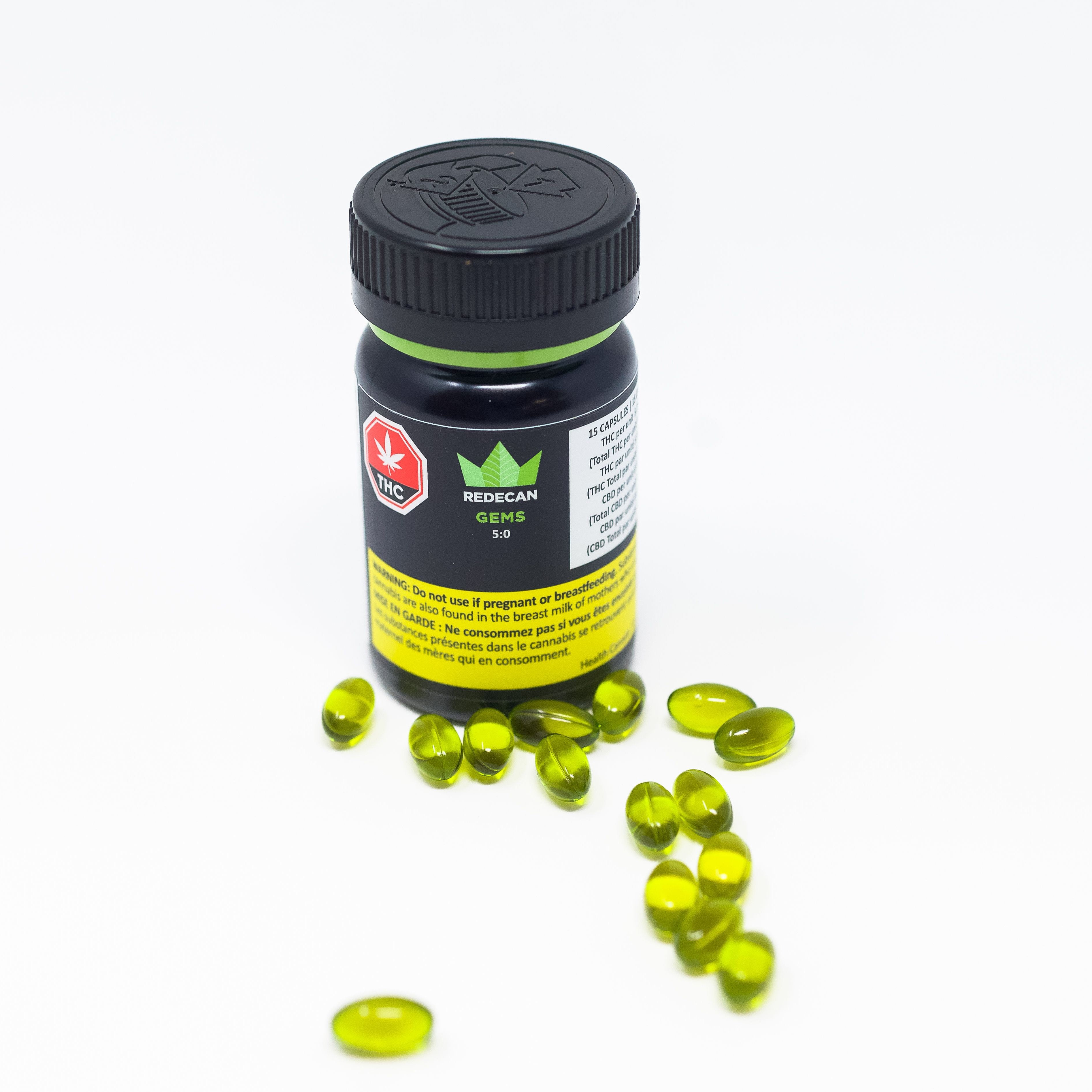 Redecan: THC 5:0 Gem Capsules 75mg 15-pack | Leafly Redecan: THC 5:0 Gem Capsules 75mg 15-pack | Leafly
