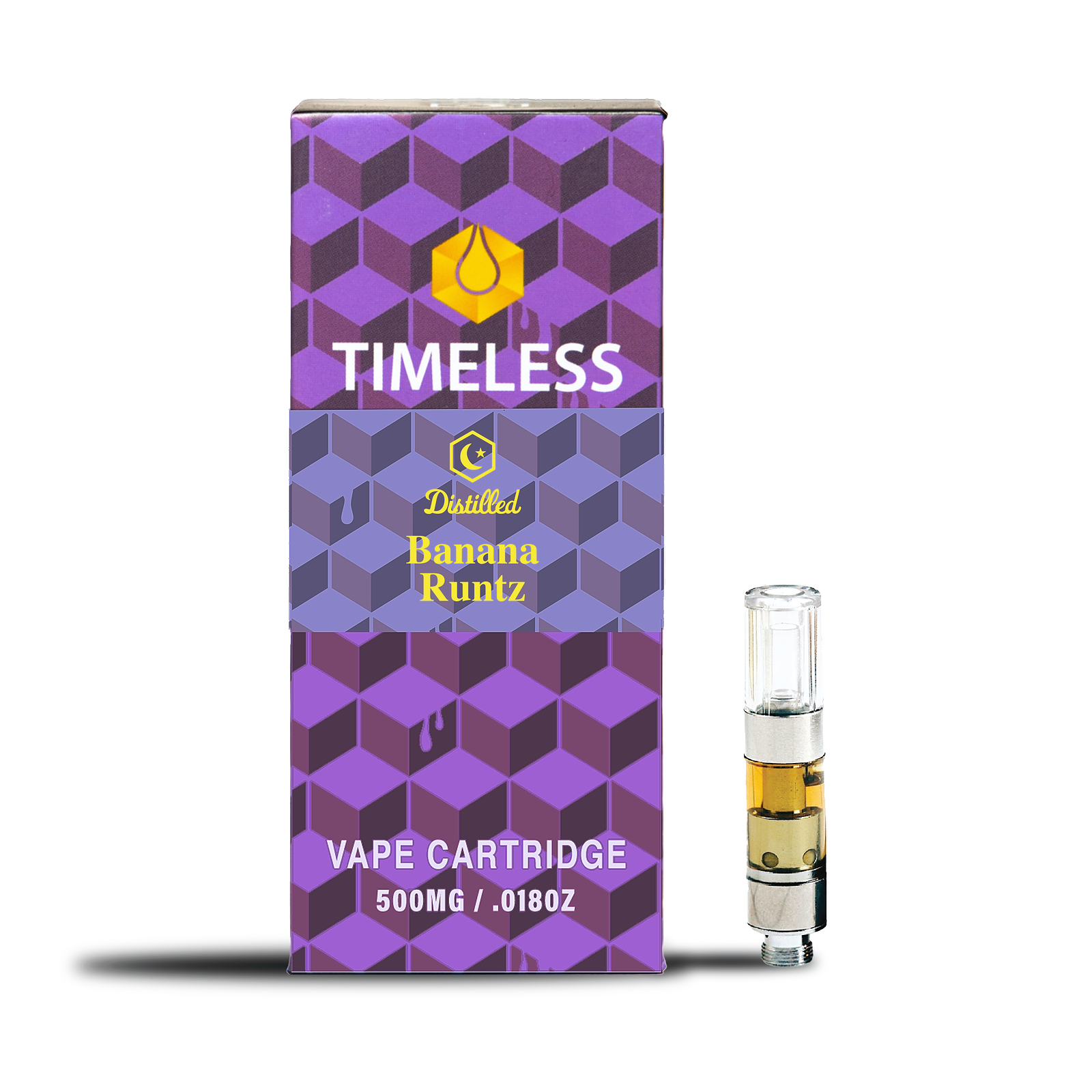 Timeless Vapes: Timeless Banana Runtz 500mg Vape Cartridge (Rest) | Leafly