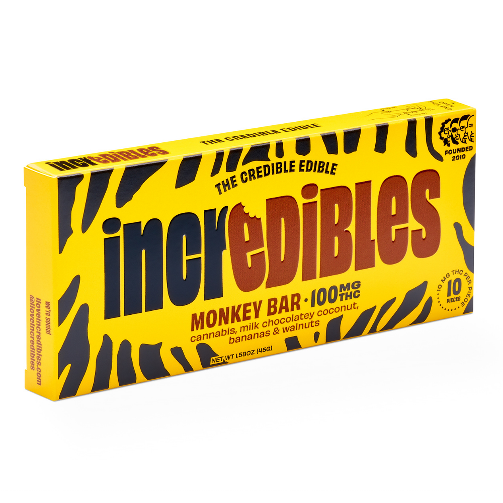incredibles: incredibles - Monkey Bar - Chocolate - 100mg | Leafly