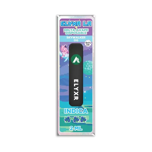 Elyxr: Delta 8 Disposable Vape 2 Grams (2000mg) | Indica ~ Skywalker OG ...