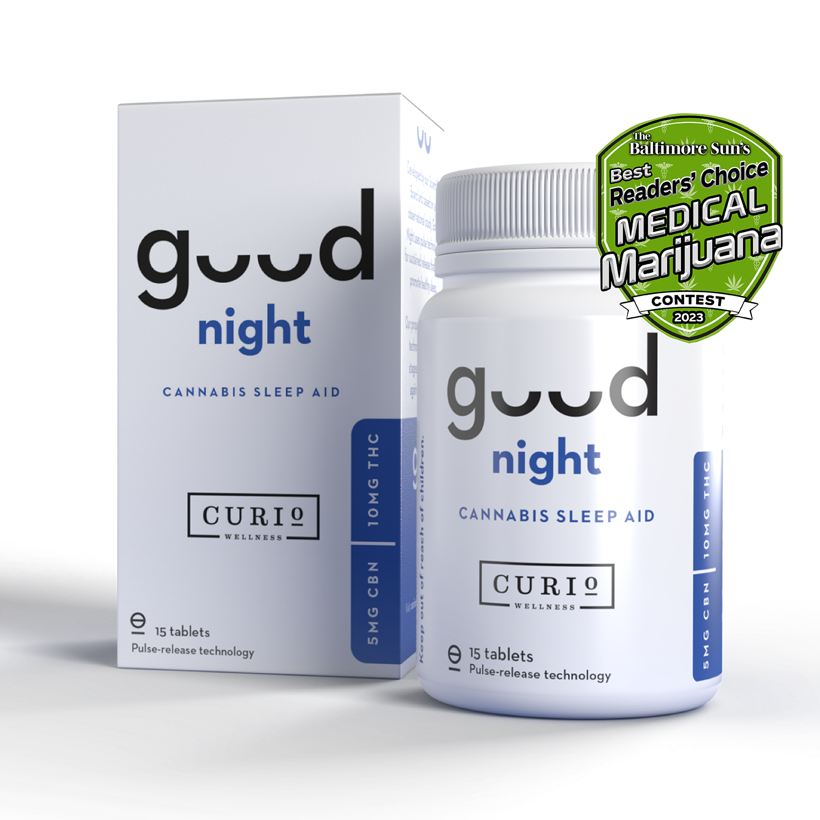Curio Wellness: Good Night | 10mg THC/5mg CBN | 15pk | Leafly