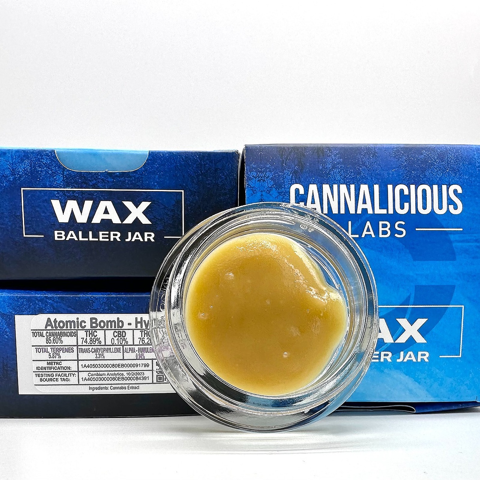 Cannalicious Labs: Atomic Bomb Wax Baller Jar - Hybrid | Leafly