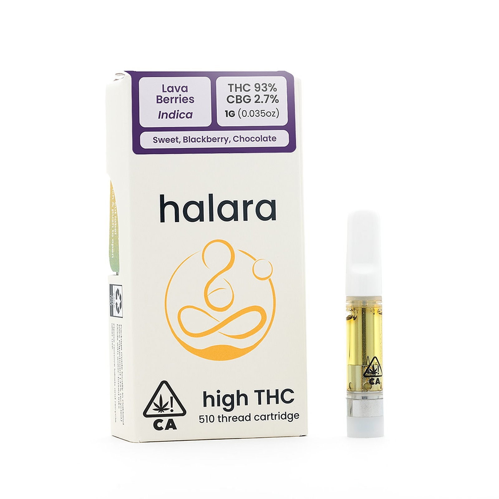 Halara: High THC - Lava Berries 1G Cartridge | Leafly