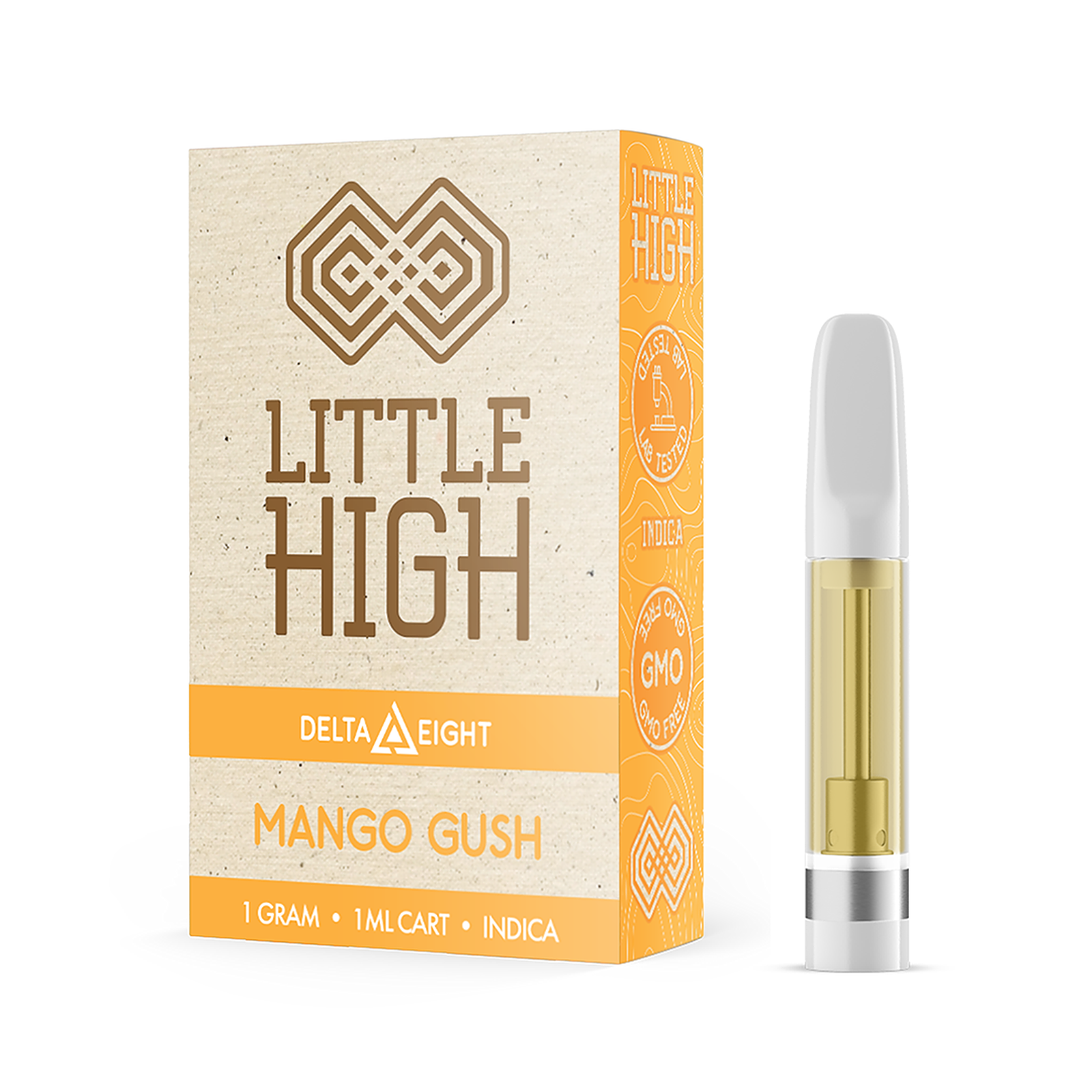 Little High: Little High - Delta-8 Indica - Mango Gush - 1 Gram Cart ...