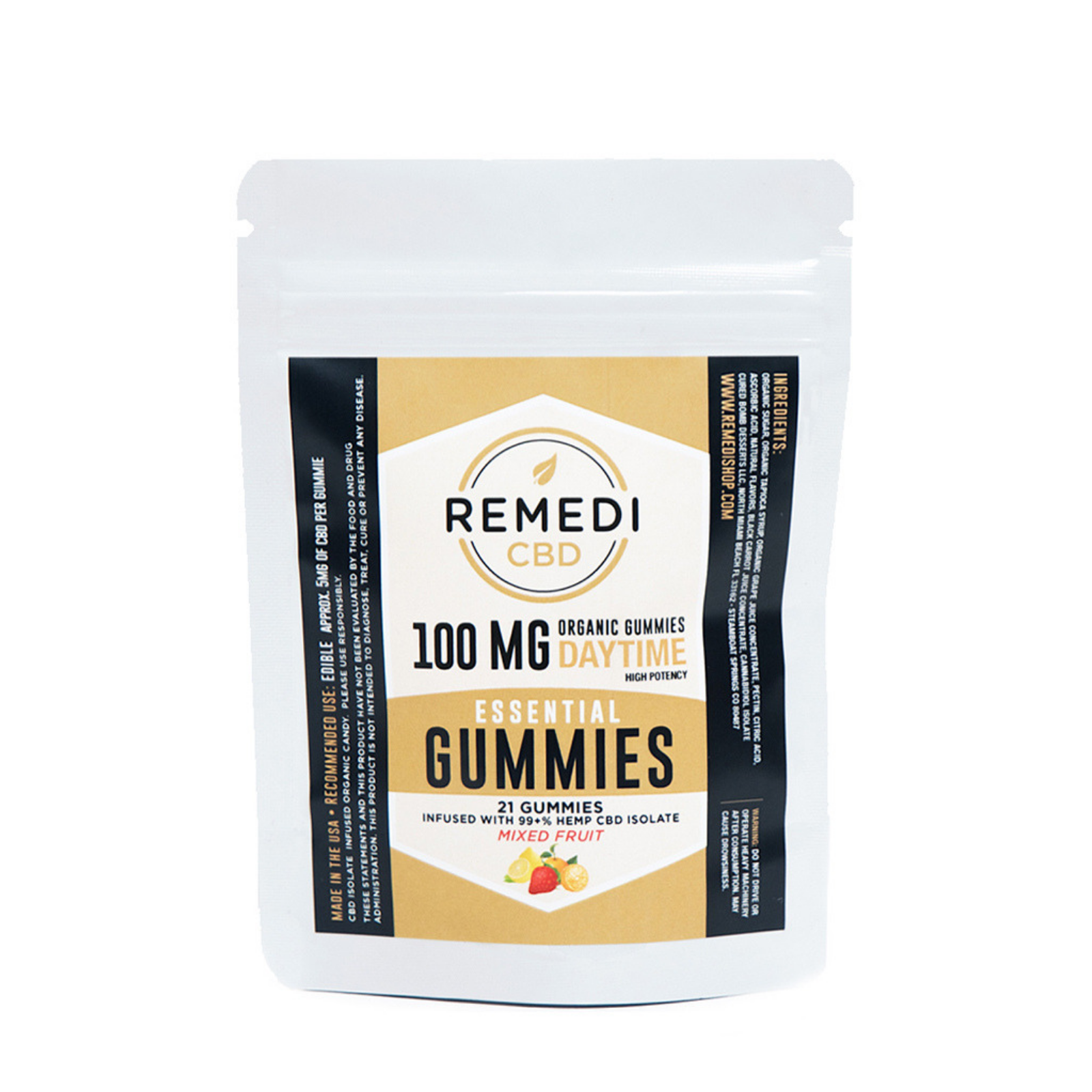 Remedi Plus: Remedi CBD Organic Daytime Edible Gummies - 100mg - Mixed ...