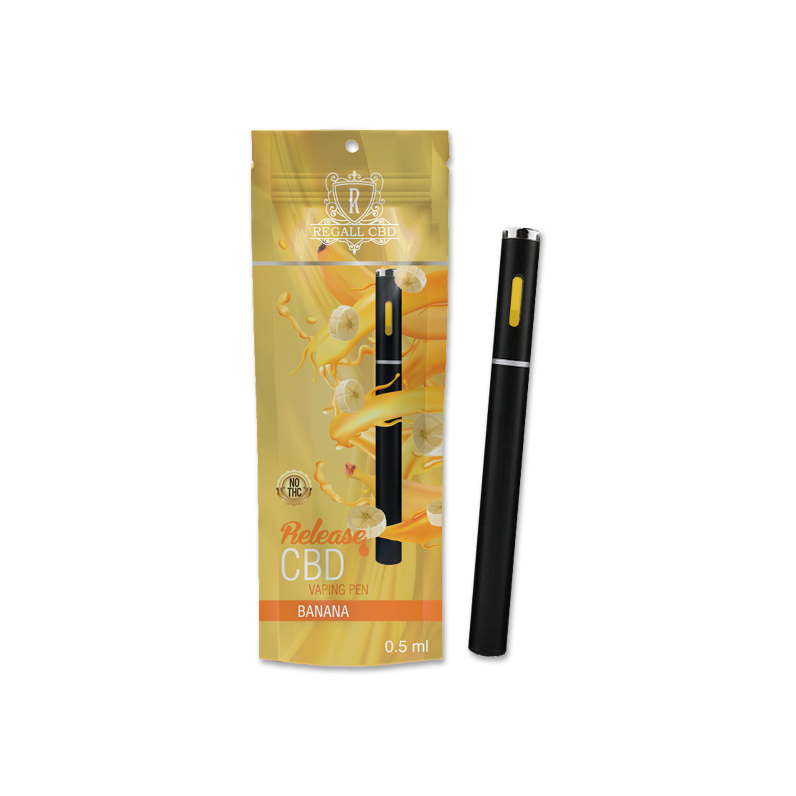 RA Royal: Regall CBD Vape Pen: Banana (70 MG) | Leafly