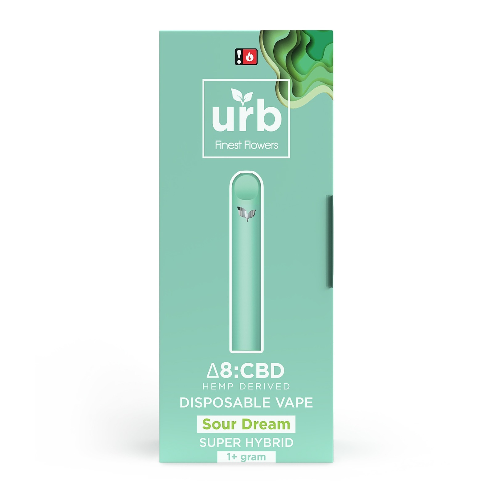 Urb Finest Flowers: Sour Dream Delta 8 THC Disposable Vape 1+ G | Leafly