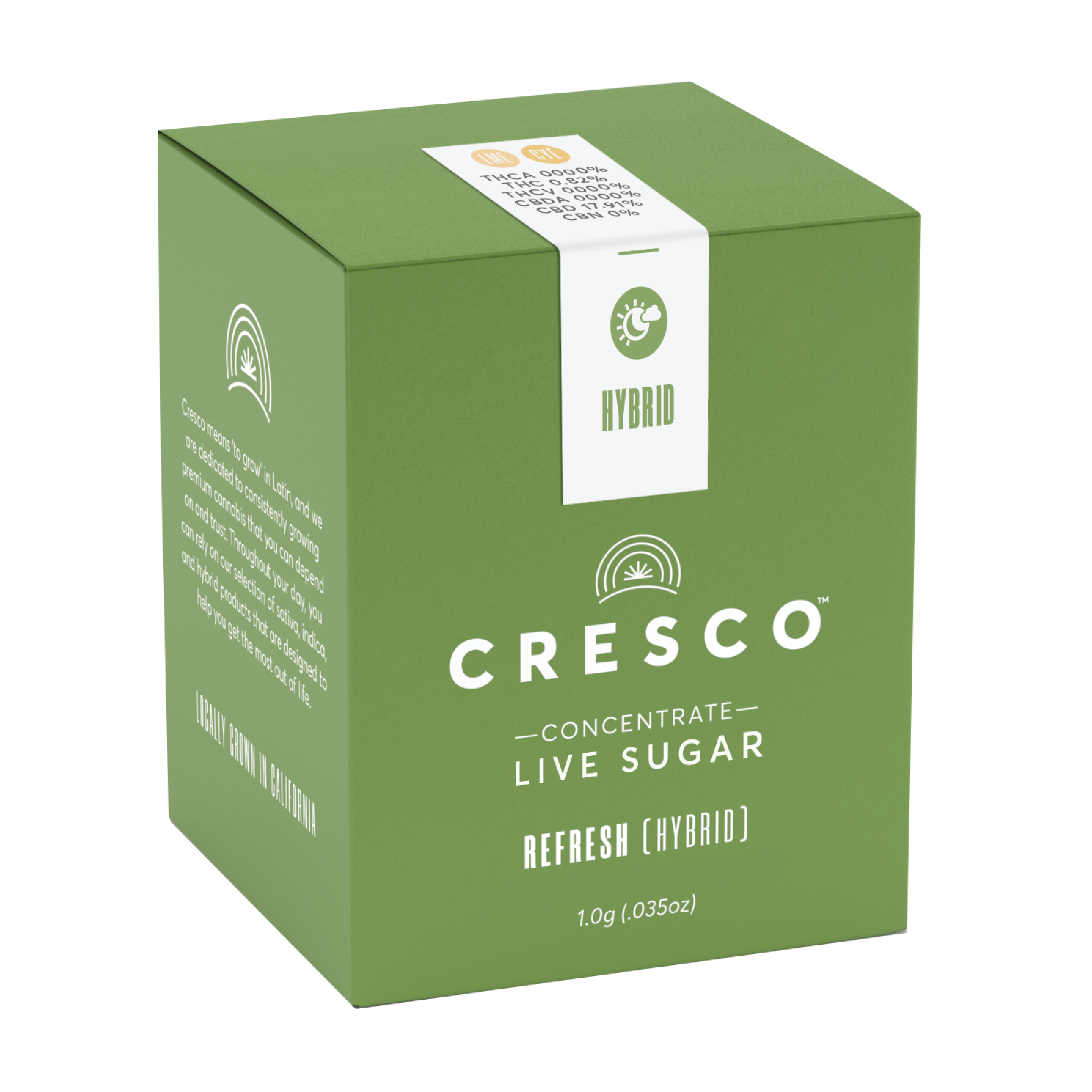 Cresco: Sherb Octane Hybrid Live Sugar 1g | Leafly