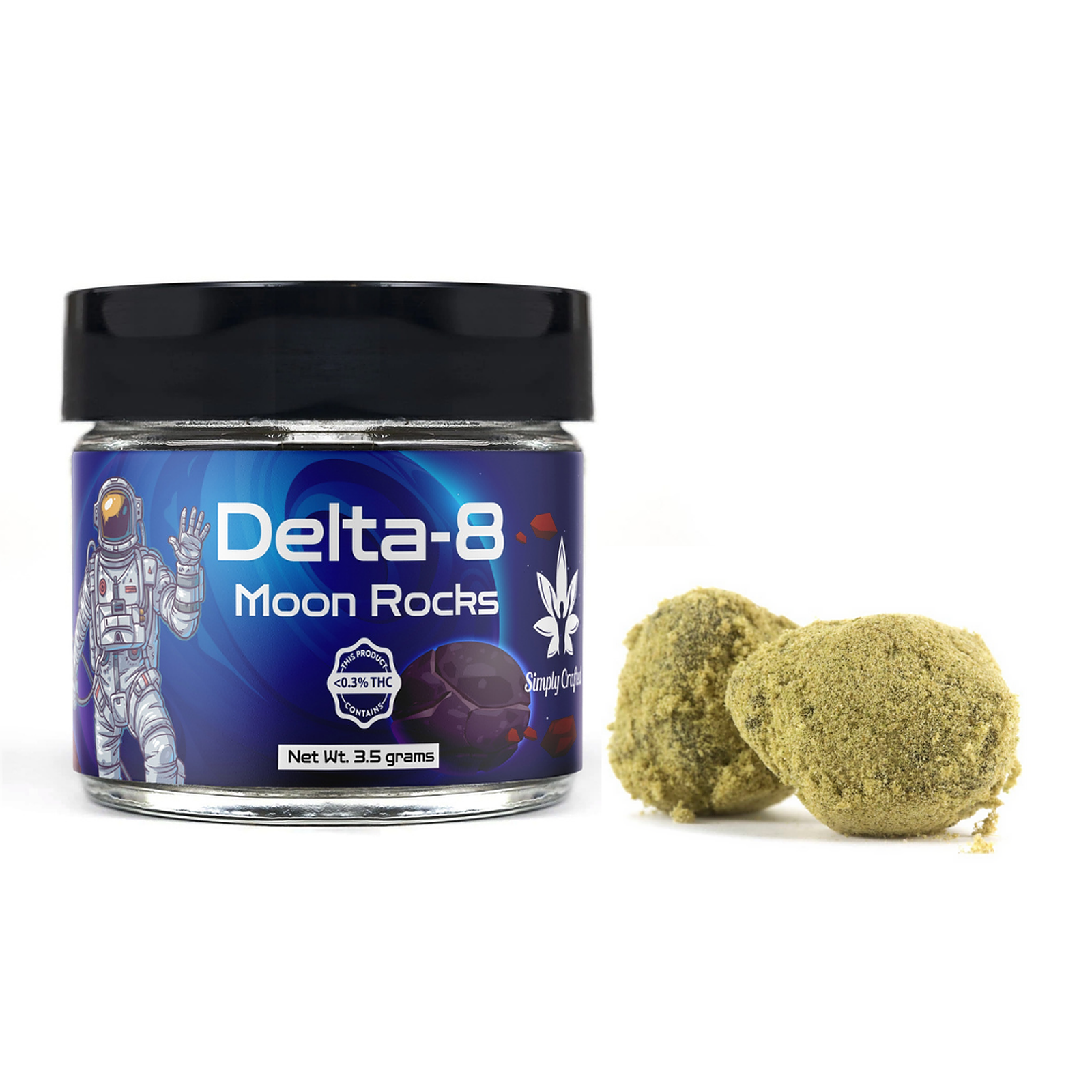 Simply Crafted: Delta-8 Moon Rocks | Leafly