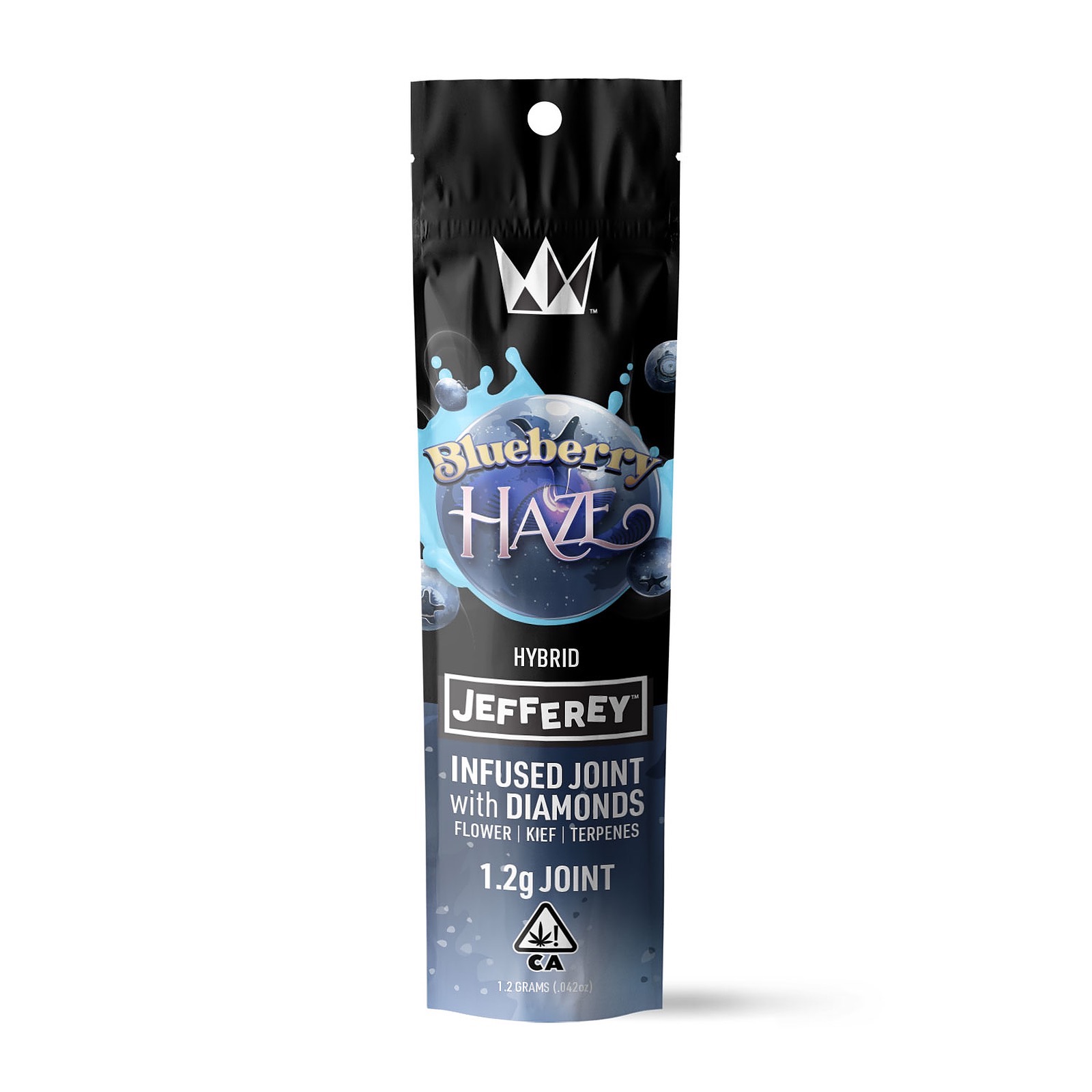 West Coast Cure: Blueberry Haze - 1.2G Jefferey Infused Joint | Leafly