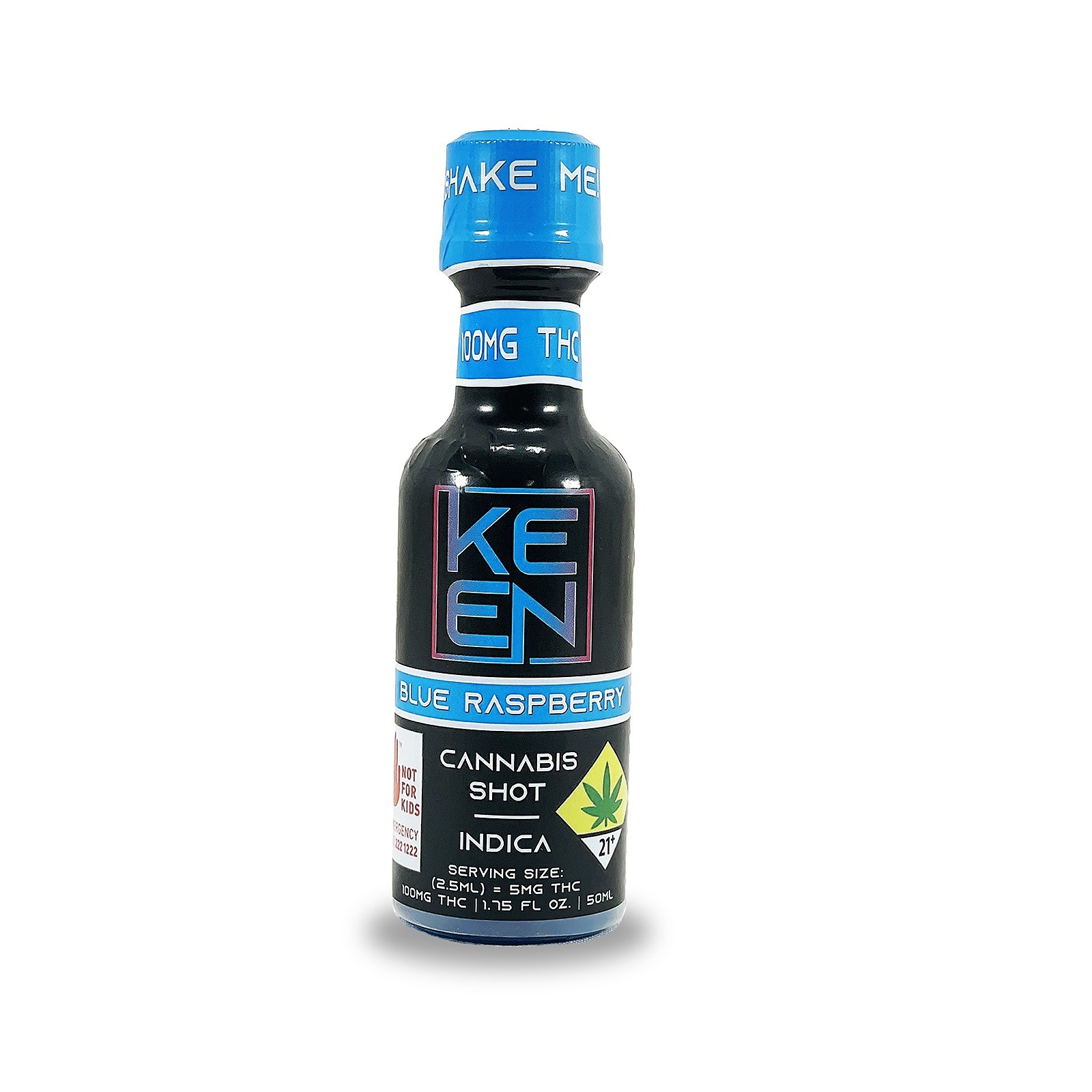 Swell Cannabis: KEEN Blue Raspberry Indica Cannabis Shot by Swell ...