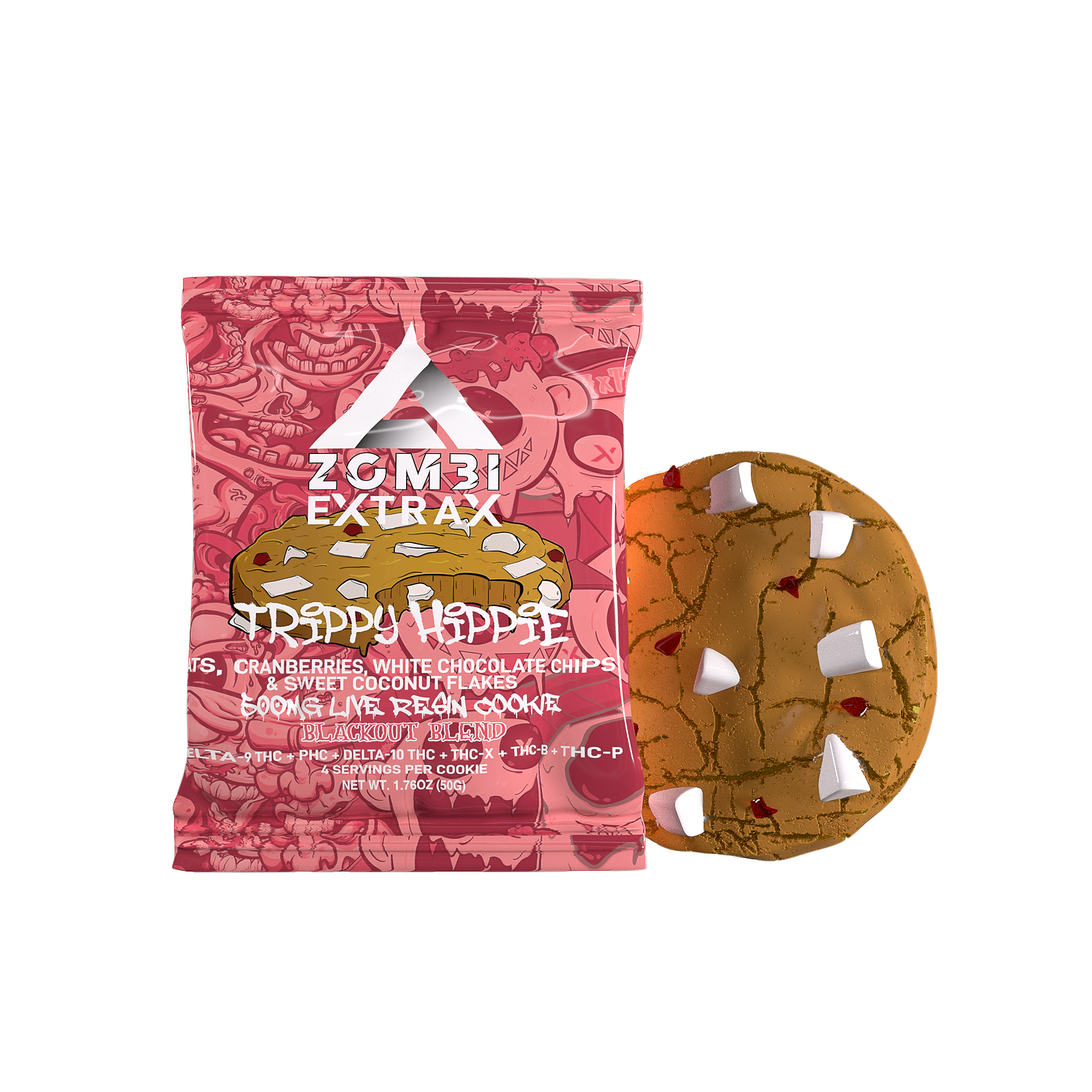 Delta Extrax: Trippy Hippie Zombi Extrax Cookie Live Resin 500mg | Leafly