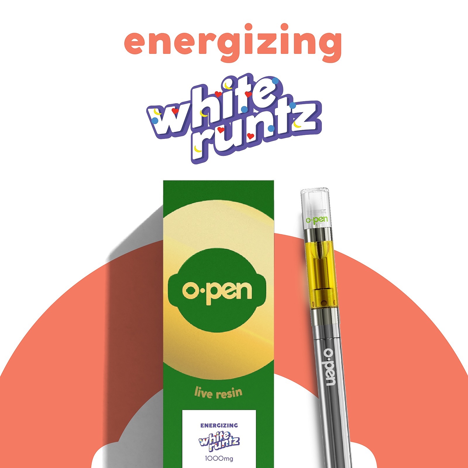 O.pen: O.pen Signature Strains (Live Resin) - White Runtz - 1000mg | Leafly