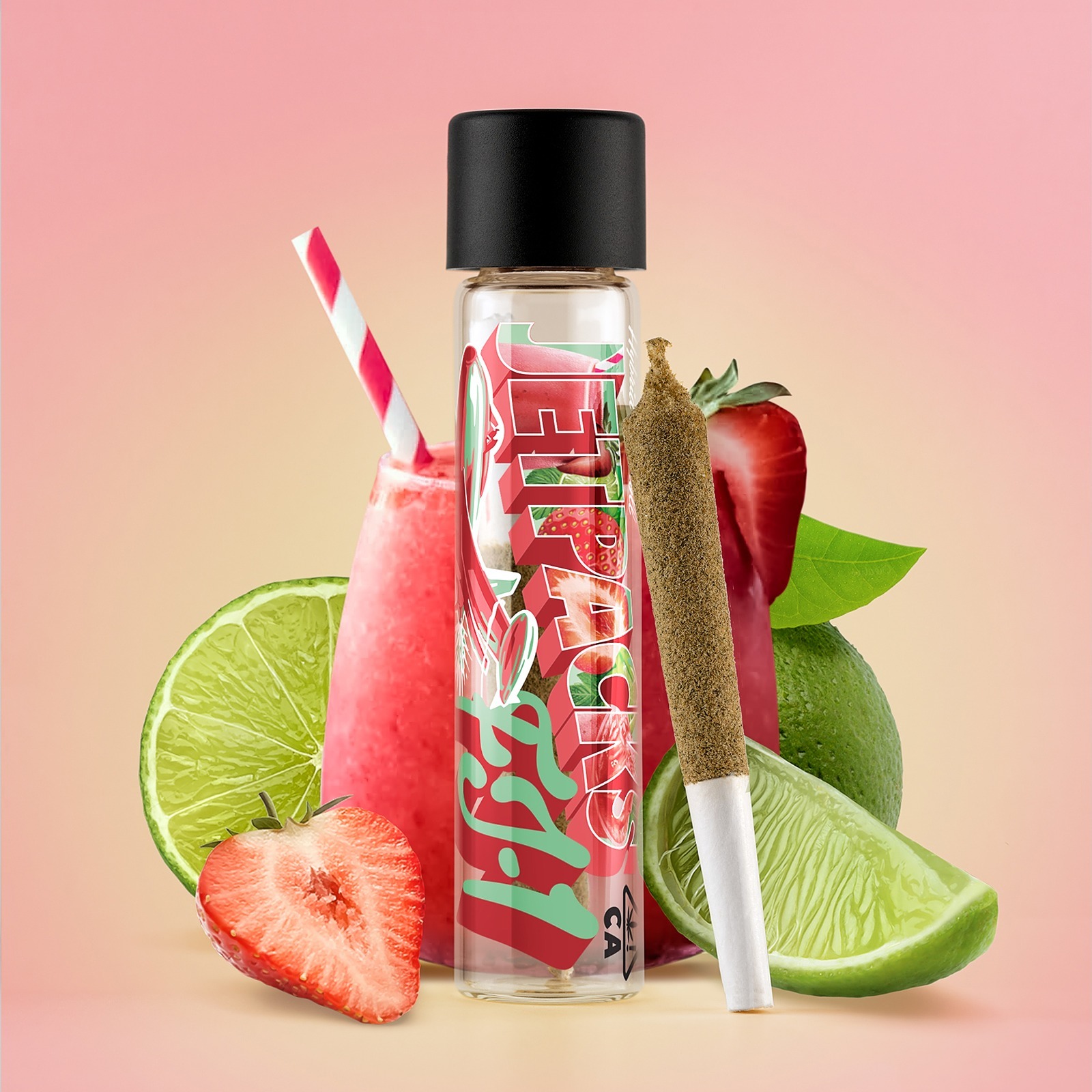 Jetpacks: Strawberry Slush FJ-1 (1G Infused, THCA Concentrate & Kief ...