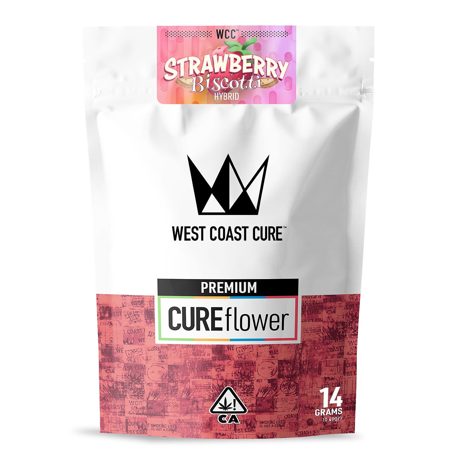 West Coast Cure: Strawberry Biscotti - 14G Premium Flower | Leafly