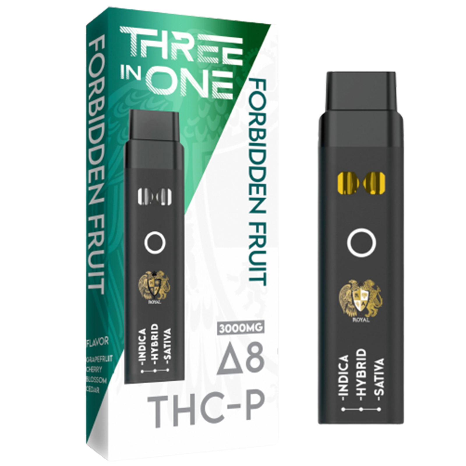 RA Royal: DELTA 8 + THC-P THREE-IN-ONE DISPOSABLE VAPE: FORBIDDEN FRUIT ...