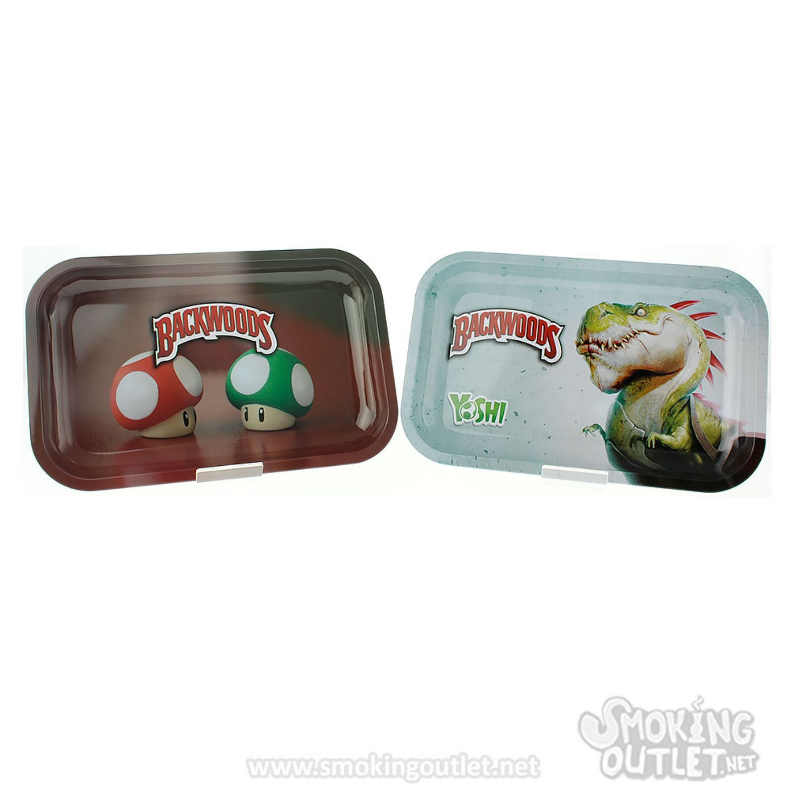 Smoking Outlet: Yoshi Rolling Tray by Backwoods | Leafly