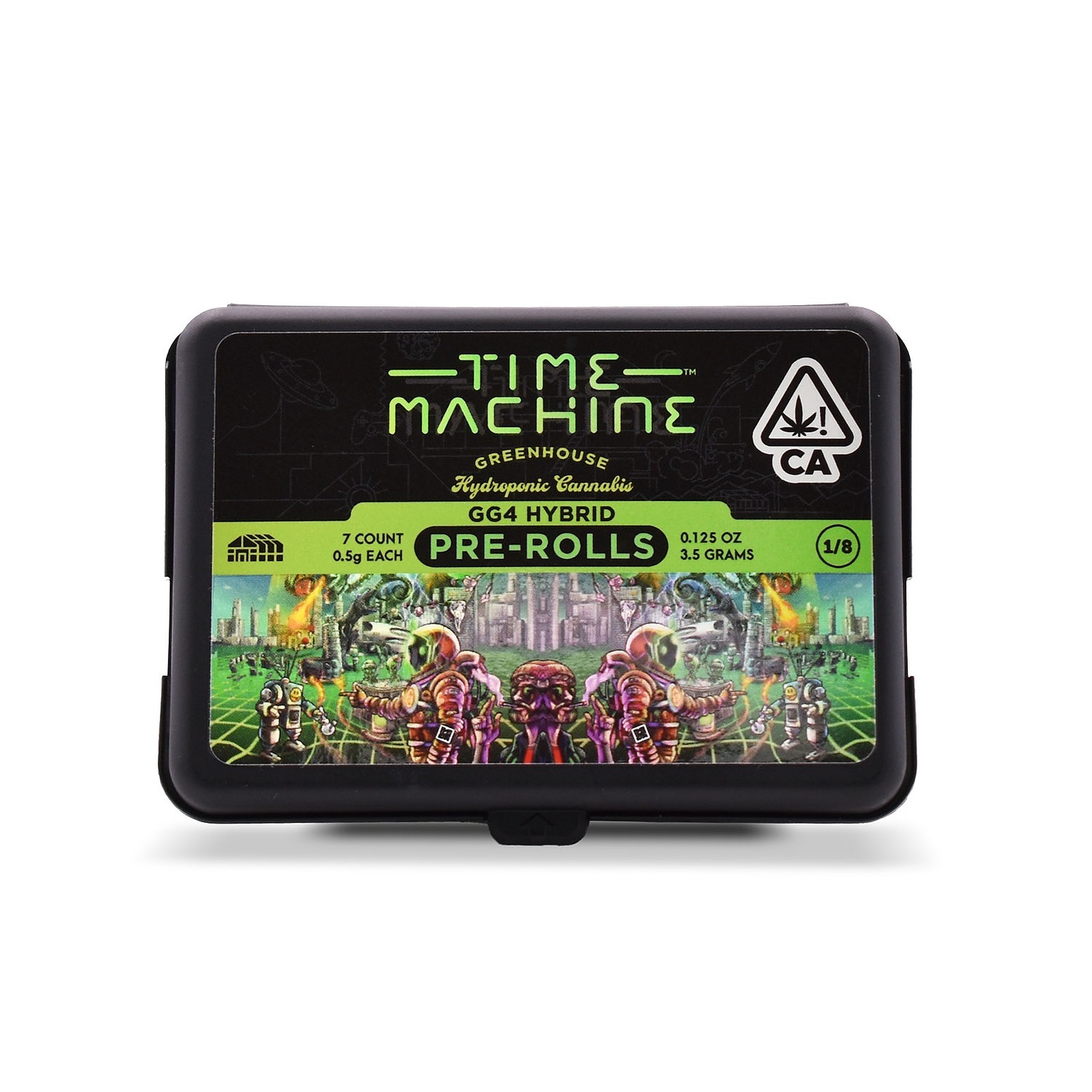 Time Machine: Time Machine Pre-Roll .5g Hybrid GG4 7-Pack 3.5g | Leafly