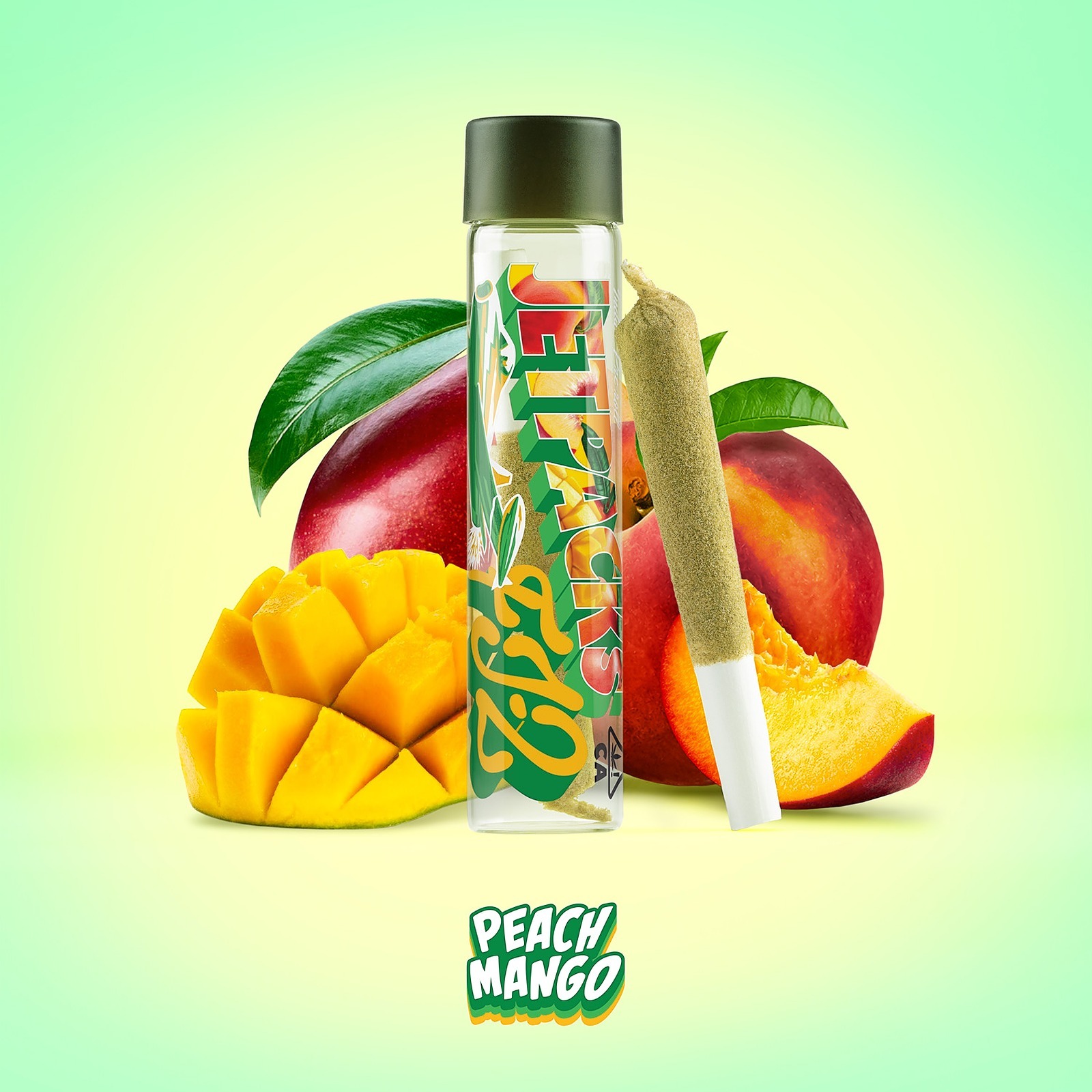 Jetpacks: Peach Mango FJ-2 (2G Infused, THCA Concentrate & Kief Covered) | Leafly