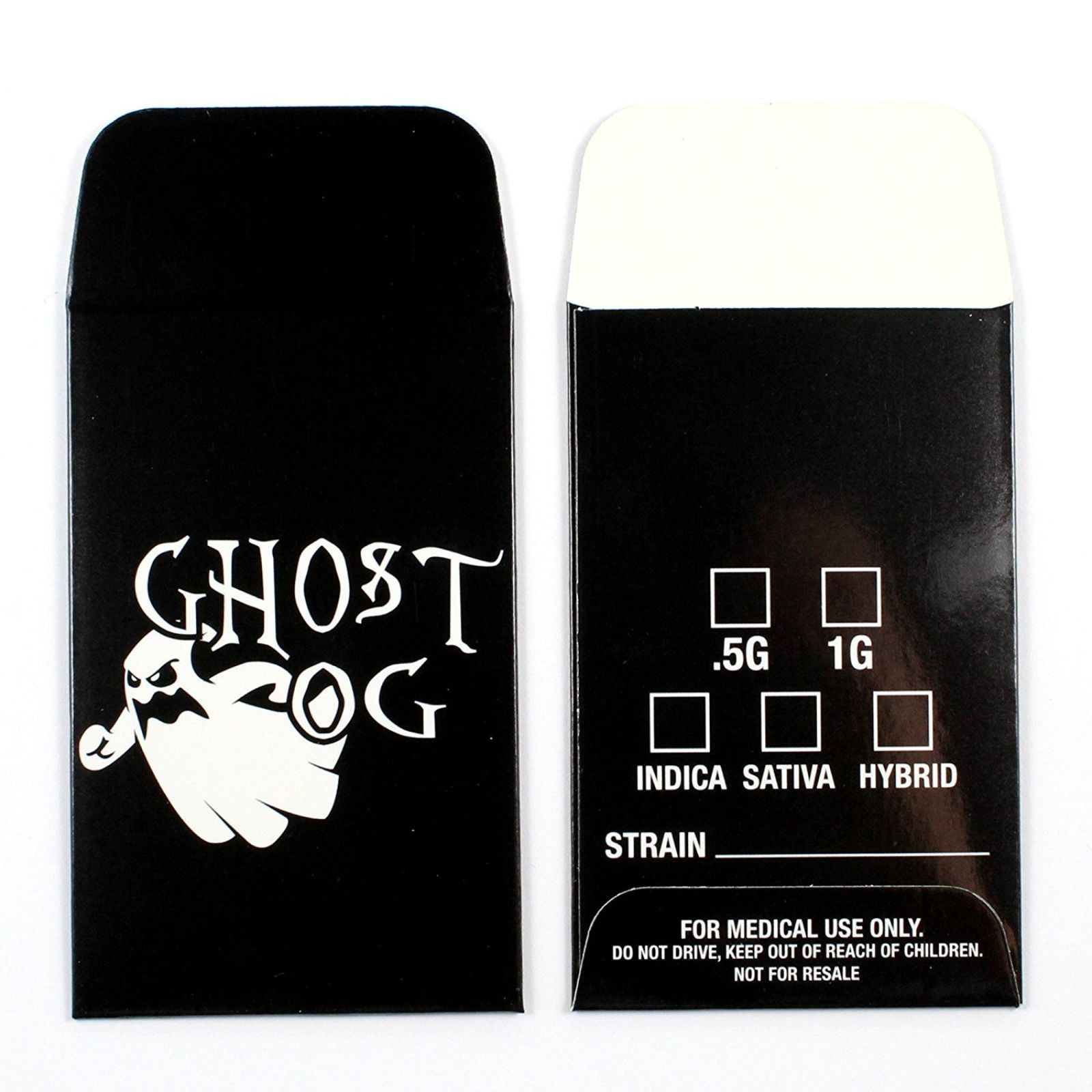 Shatter Labels: 25 GHOST OG Strain Concentrate Envelopes by Shatter ...