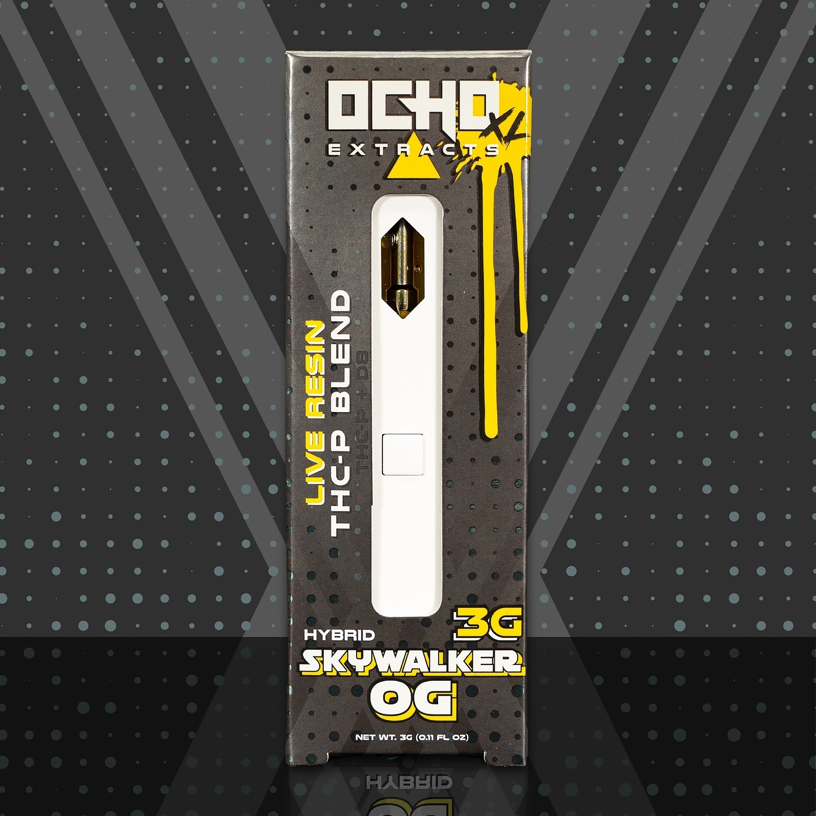 Ocho Extracts: Ocho XL 3 Gram Disposable - Skywalker OG Live Resin THC ...