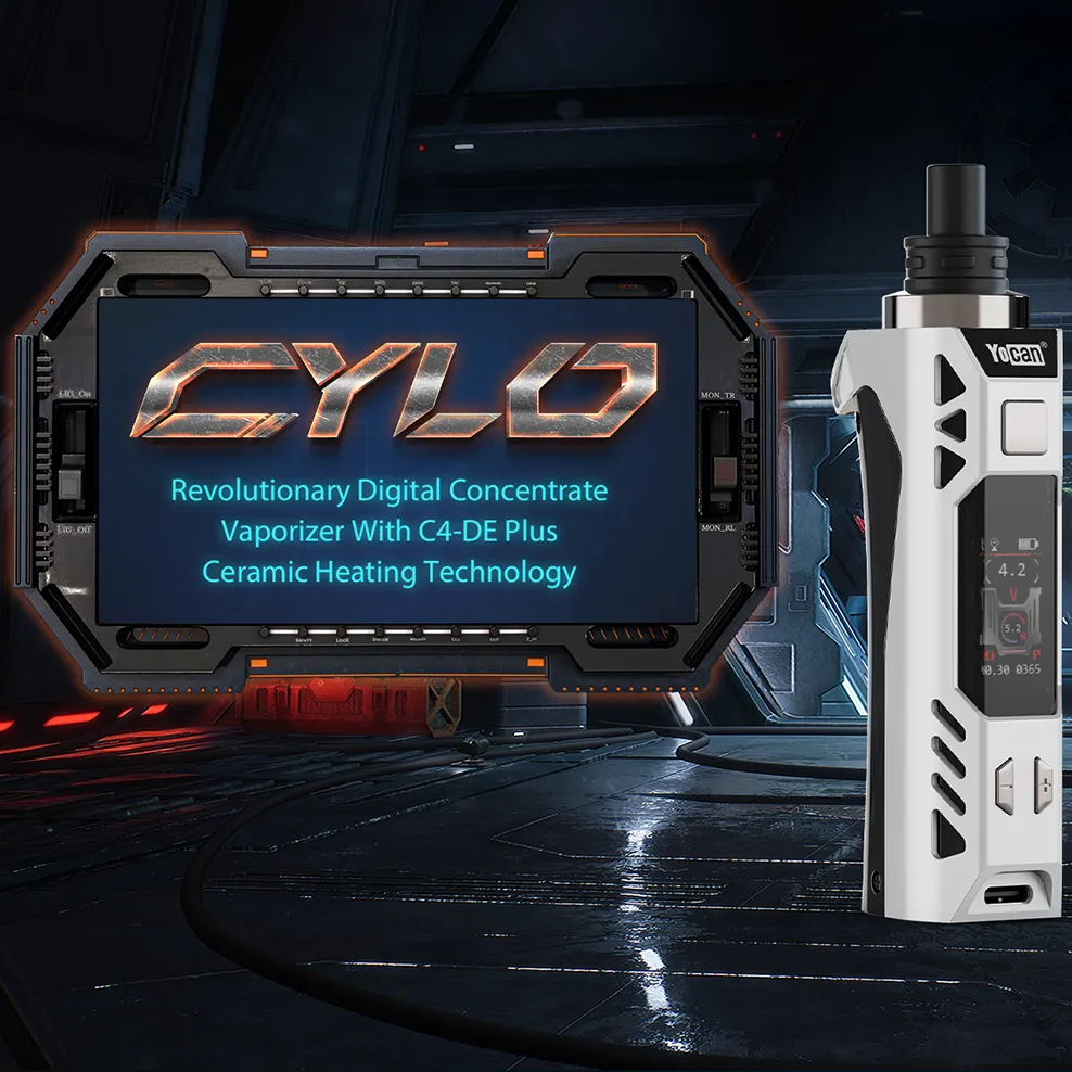 Yocan® Official: Yocan Cylo Smart Digital Display Wax Pen | Leafly