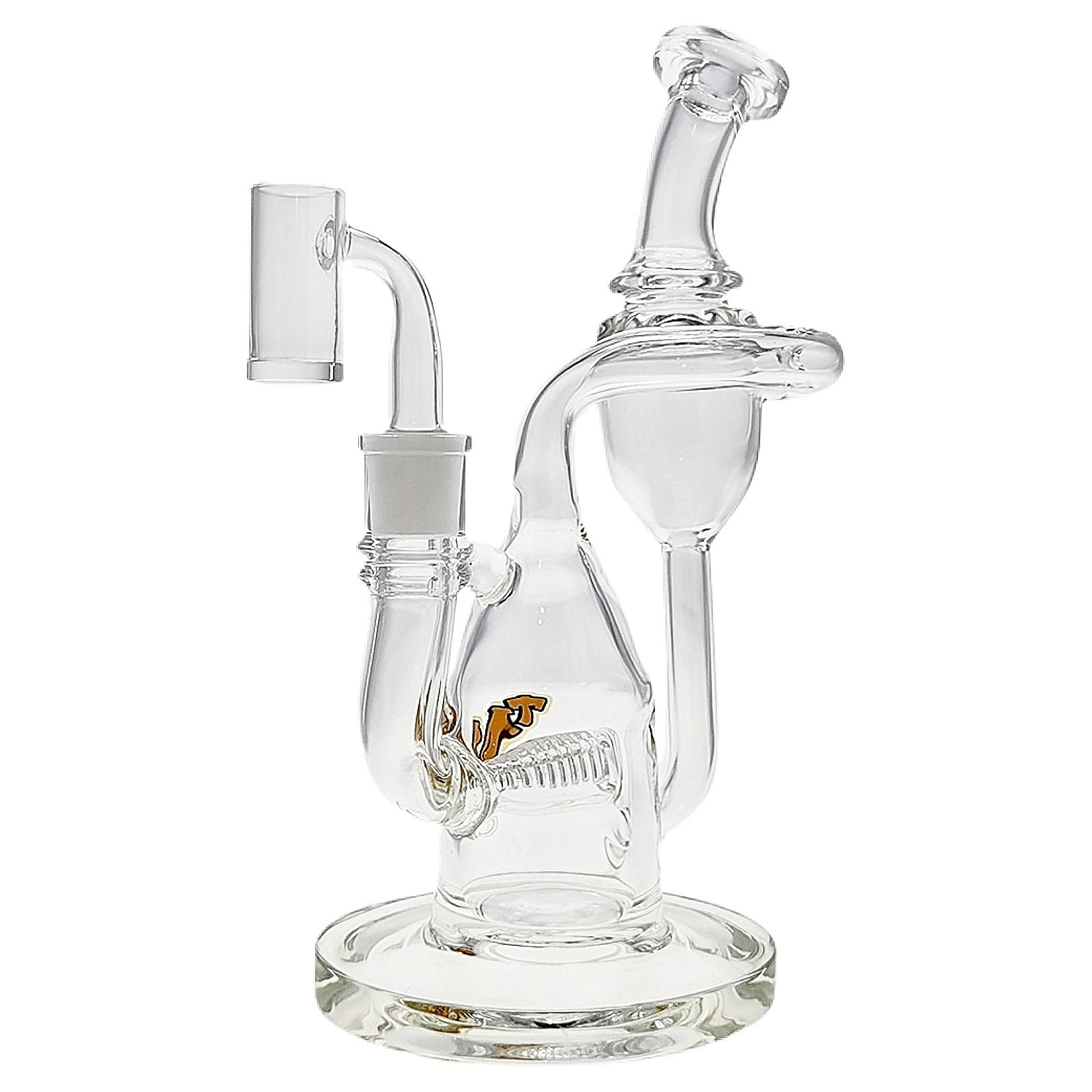 CaliConnected Online Headshop: TAG 8” Inline Perc Recycler Rig | Leafly