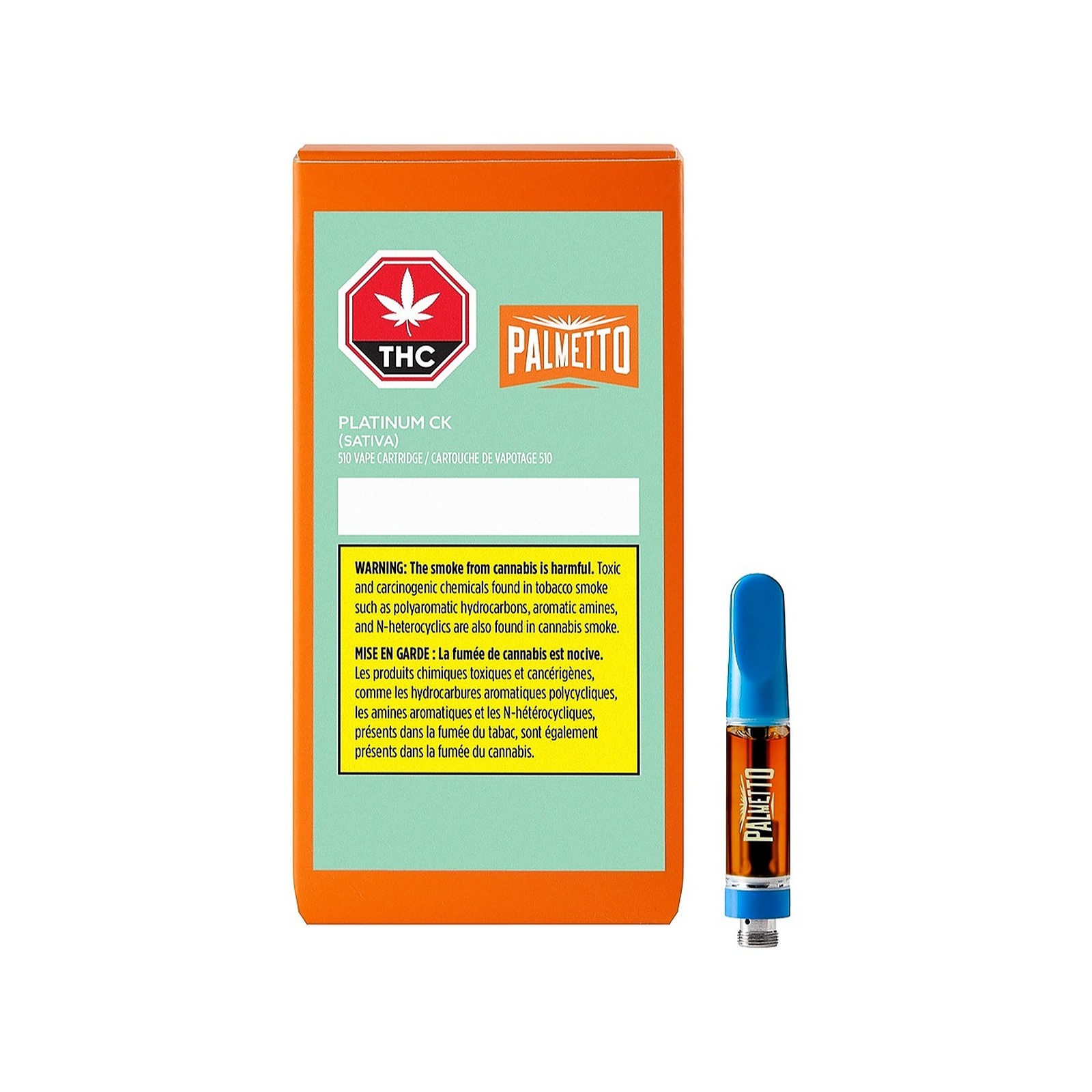 Palmetto Cannabis: Palmetto Platinum CK 1 g Vape Cart | Leafly