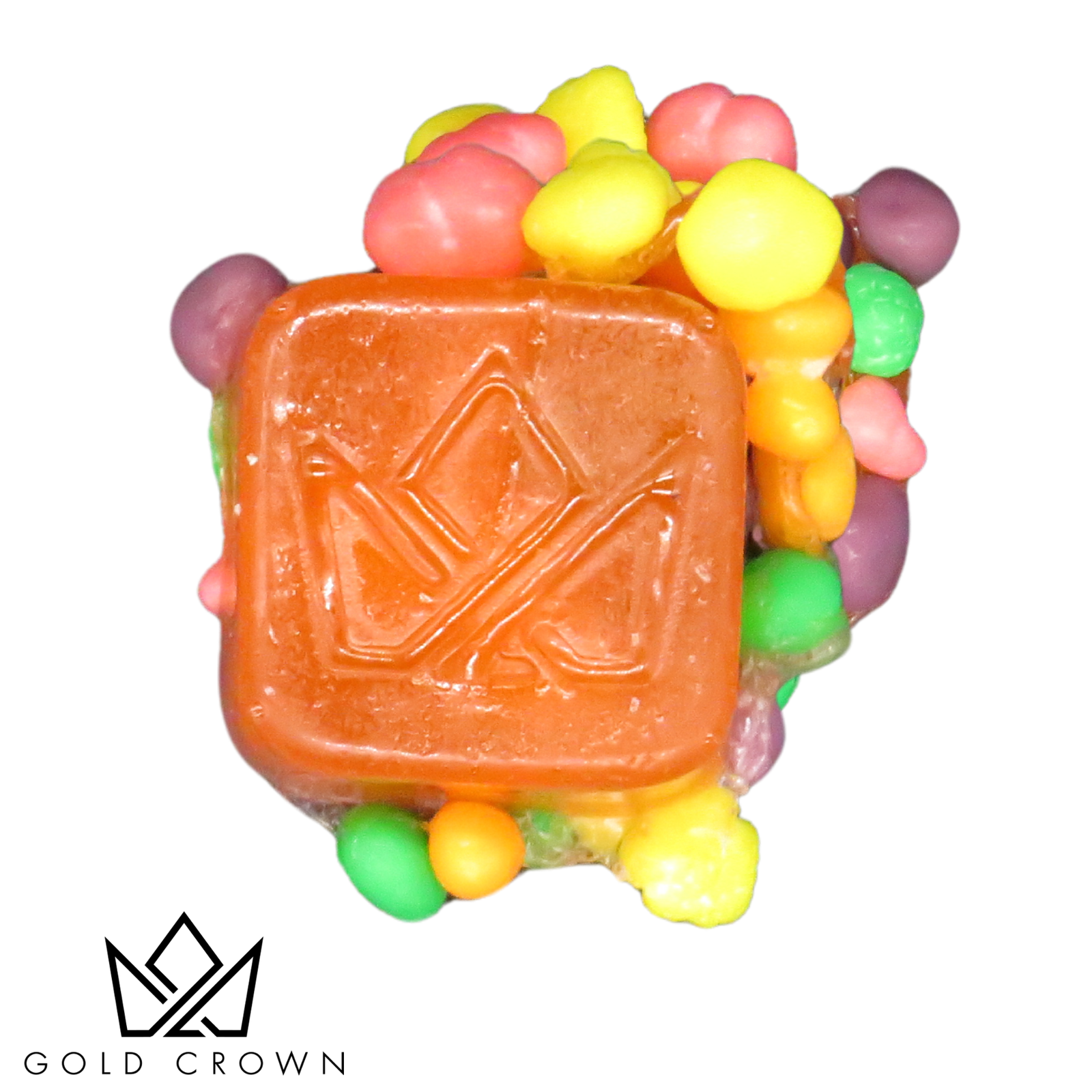 Gold Crown: Live Resin Gummies 25mg (200mg)- Mango Margarita | Leafly