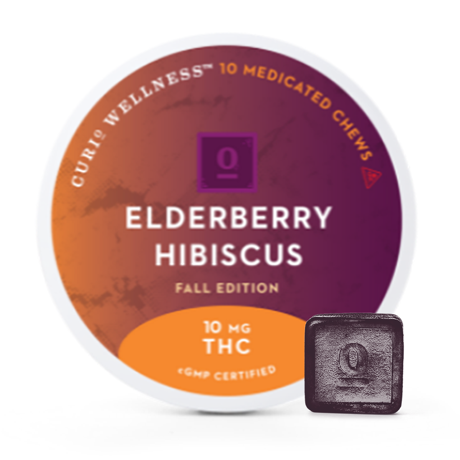 Curio Wellness: Elderberry Hibiscus Chews | 100mg | 10 pk | Leafly