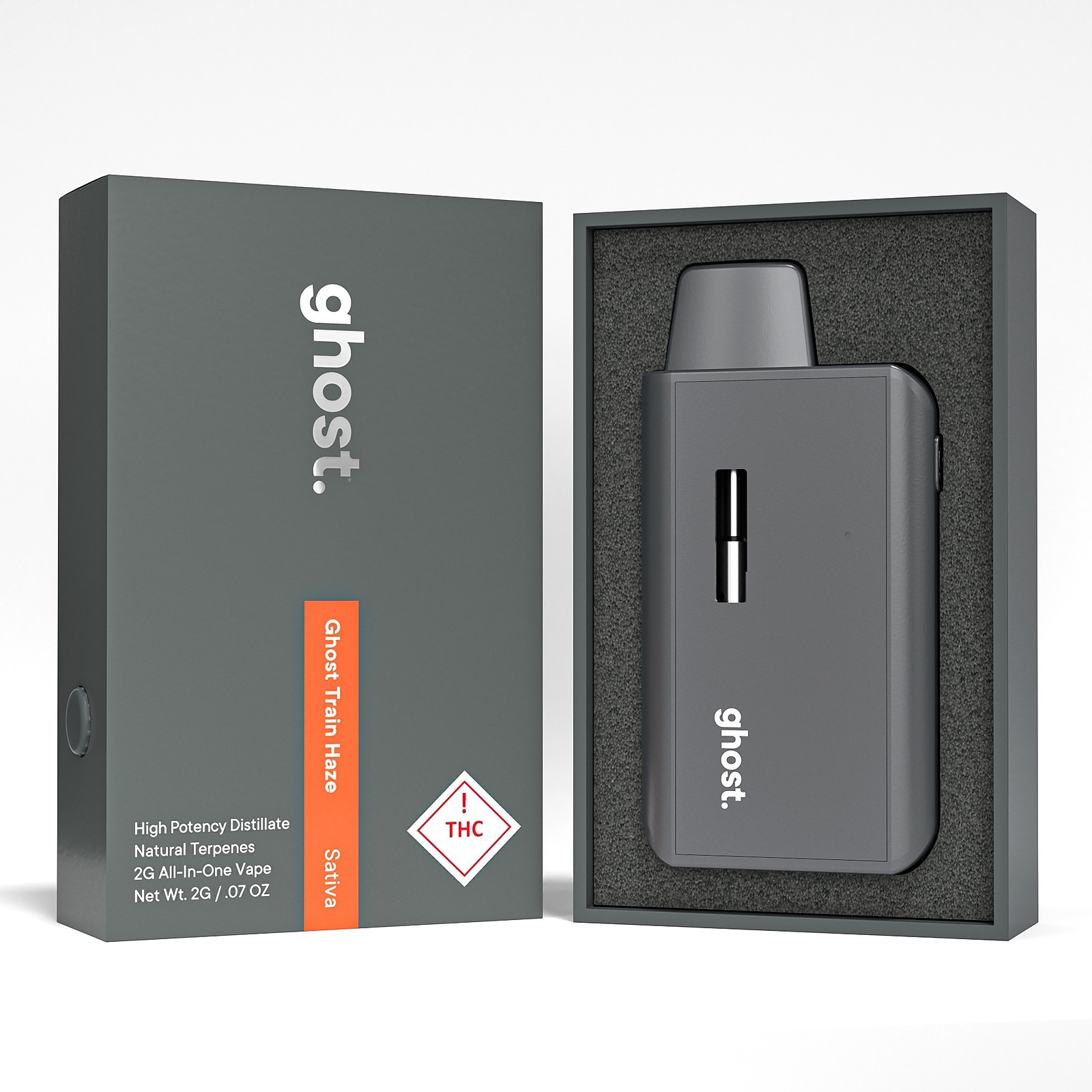 Ghost.: Ghost Train Haze 2g All-In-One Vape | Leafly