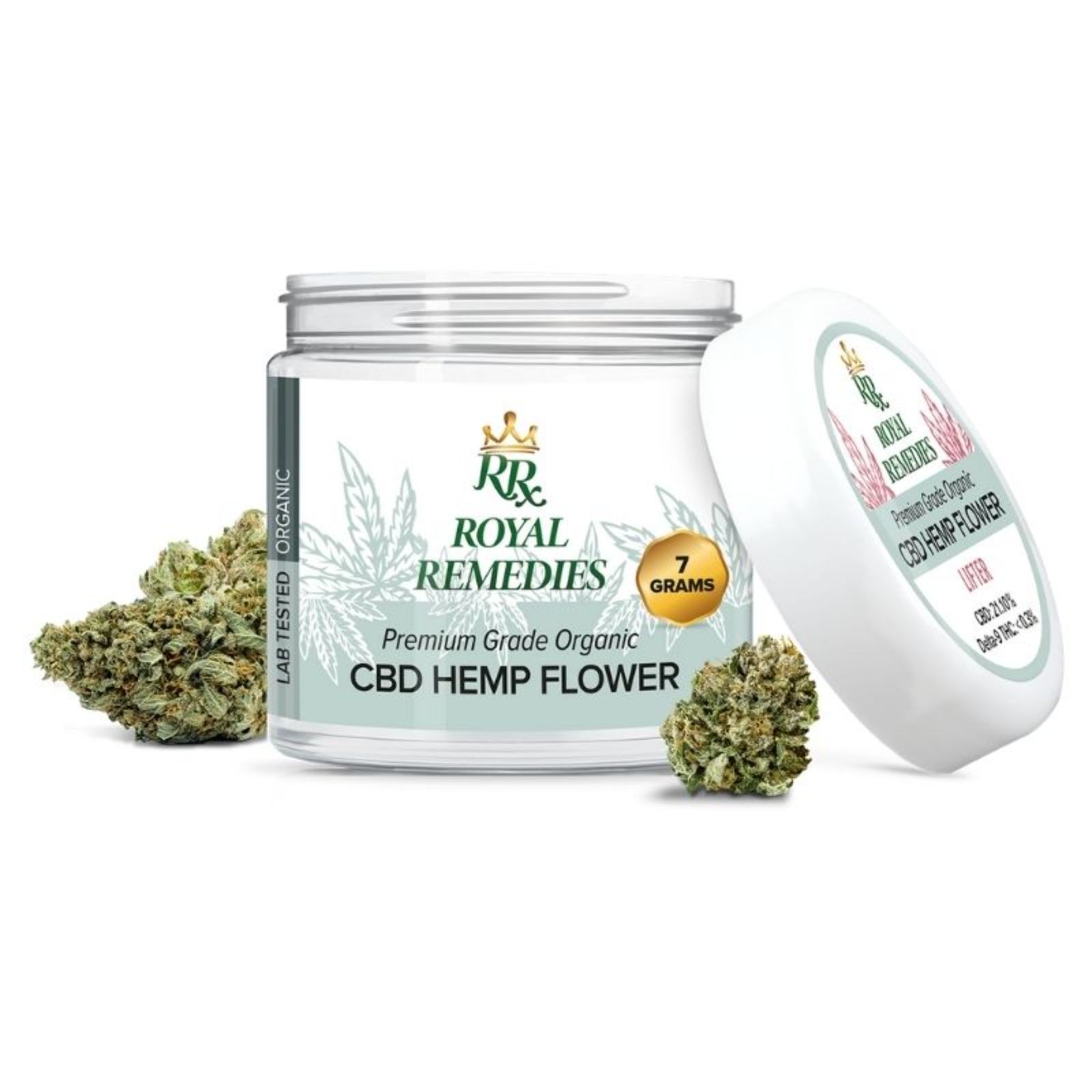 Royal Remedies: CBD Hemp Flower - Lifter 21.10% Cannabinoids 7g | Leafly