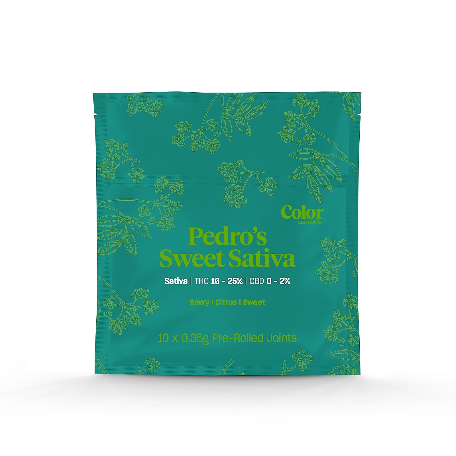 Color Cannabis: Pedro's Sweet Sativa Pre Roll Multipack | Leafly