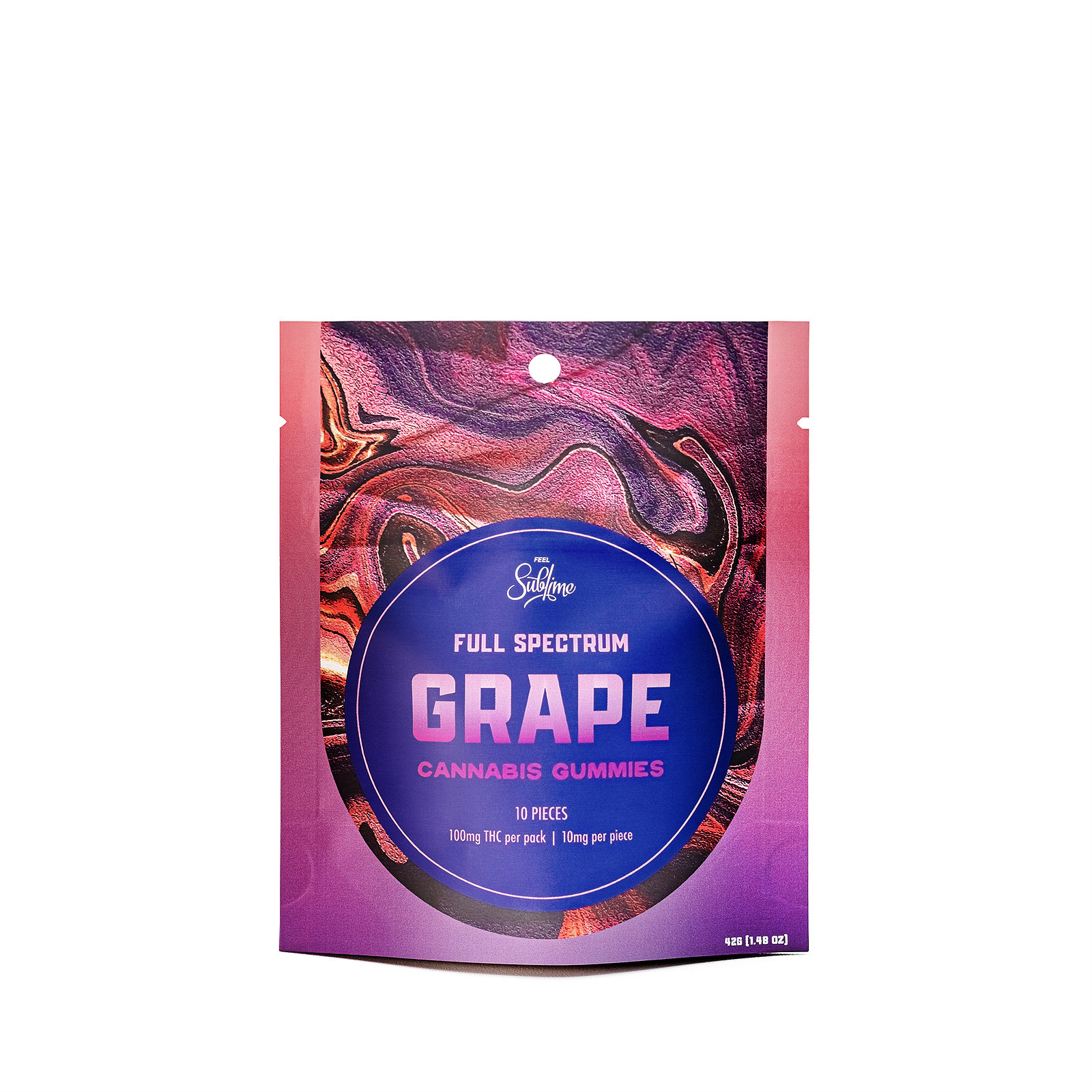 Sublime Brands: Grape Full Spectrum RSO Gummies 100mg | Leafly