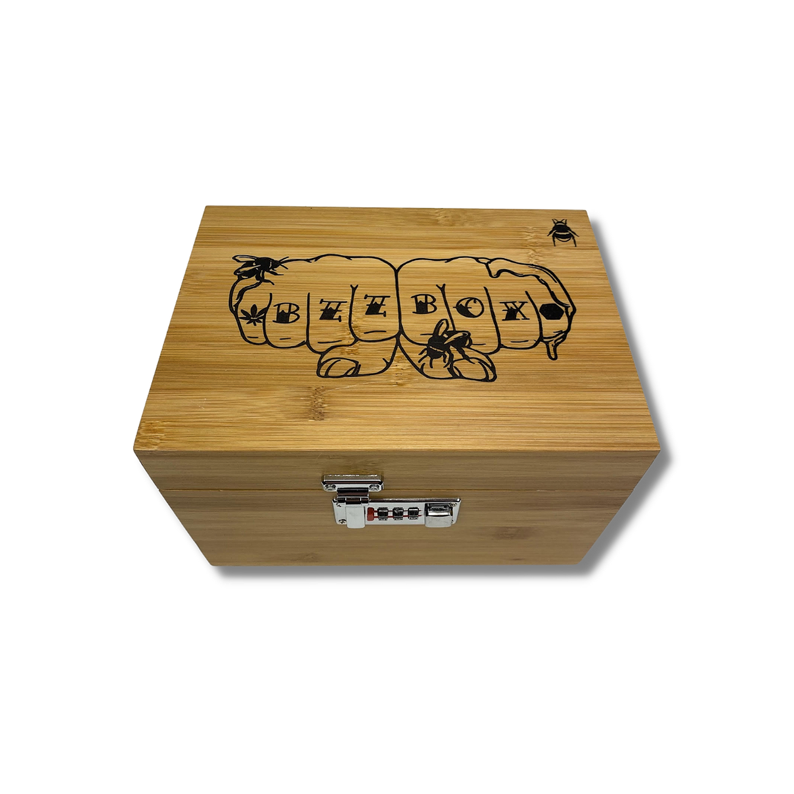 Bzz Box: Stash Box - Large Bzz Box with Artist Designed Double Fist ...