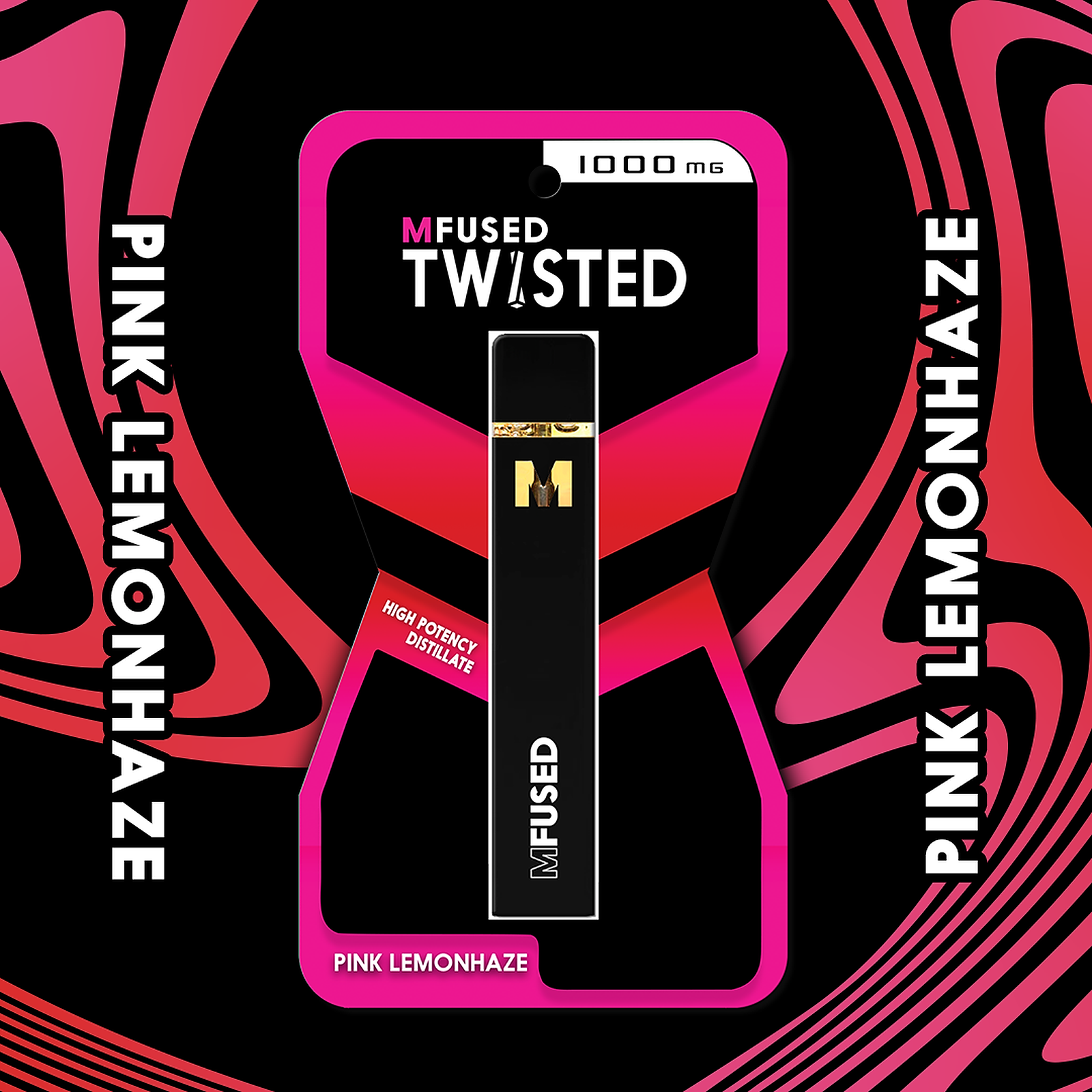 MFUSED: TWISTED Disposable Vape - Pink Lemonhaze | Leafly