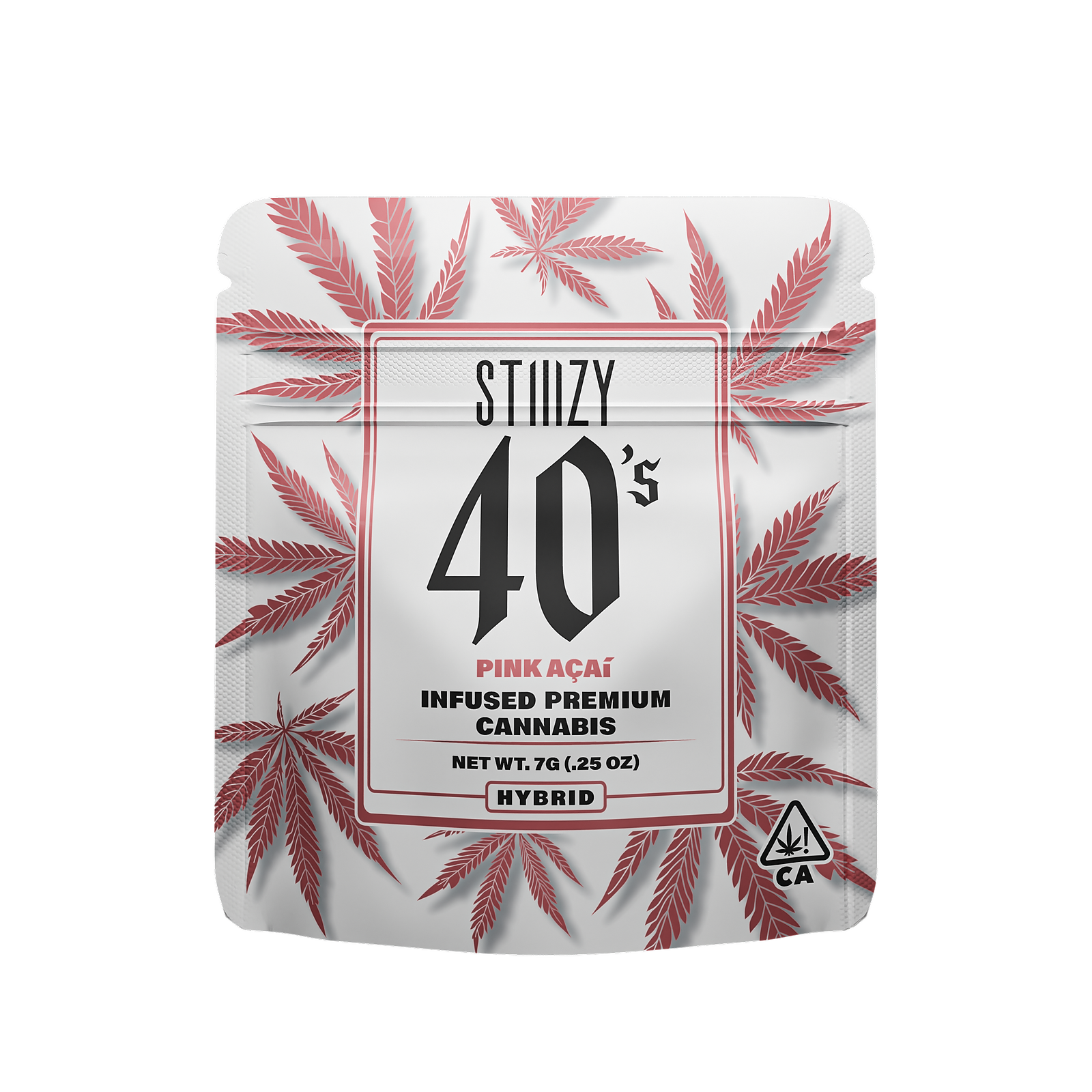 STIIIZY: PINK ACAI 40's INFUSED MYLAR 7G | Leafly