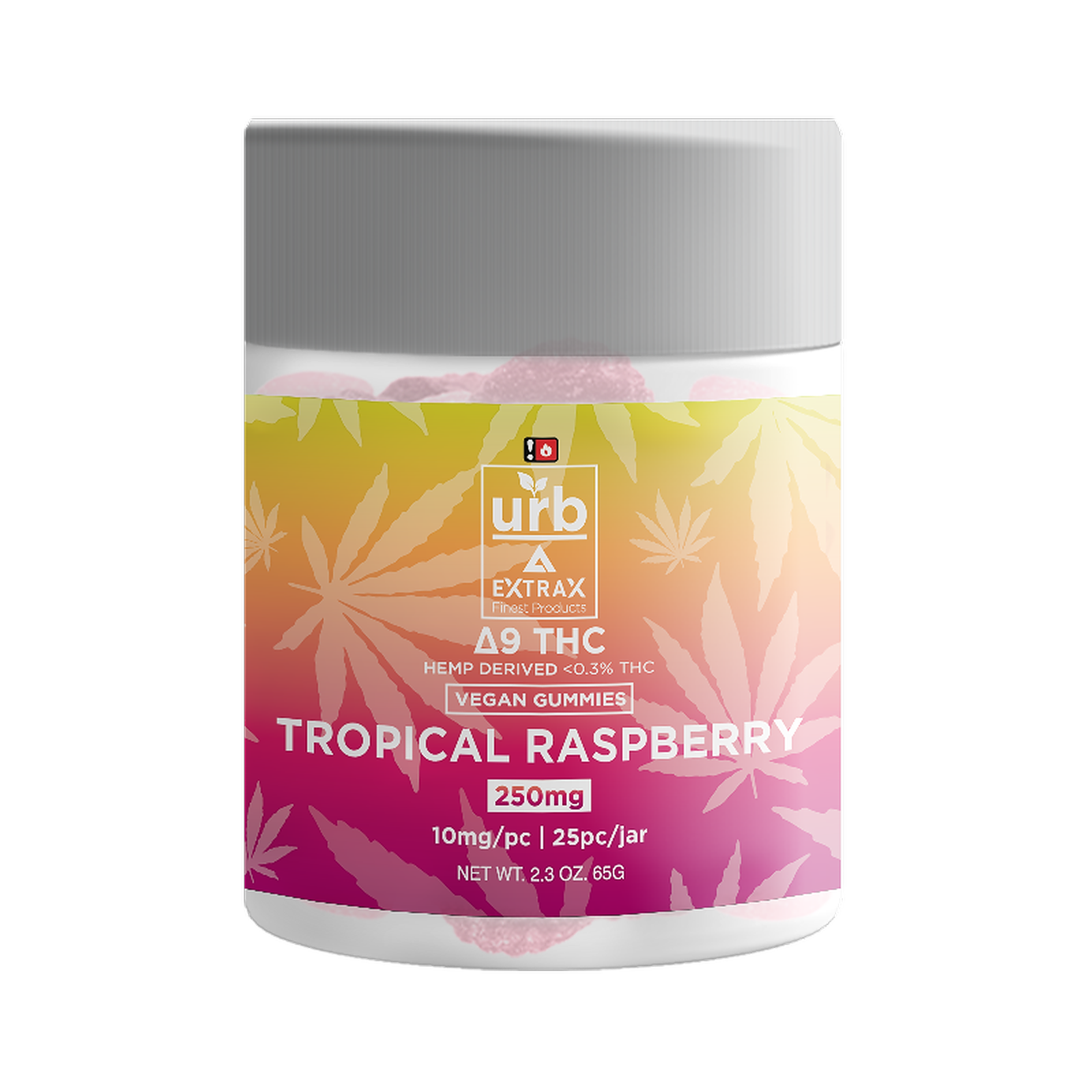 Delta Extrax: Tropical Raspberry Delta 9 THC Gummies | Leafly