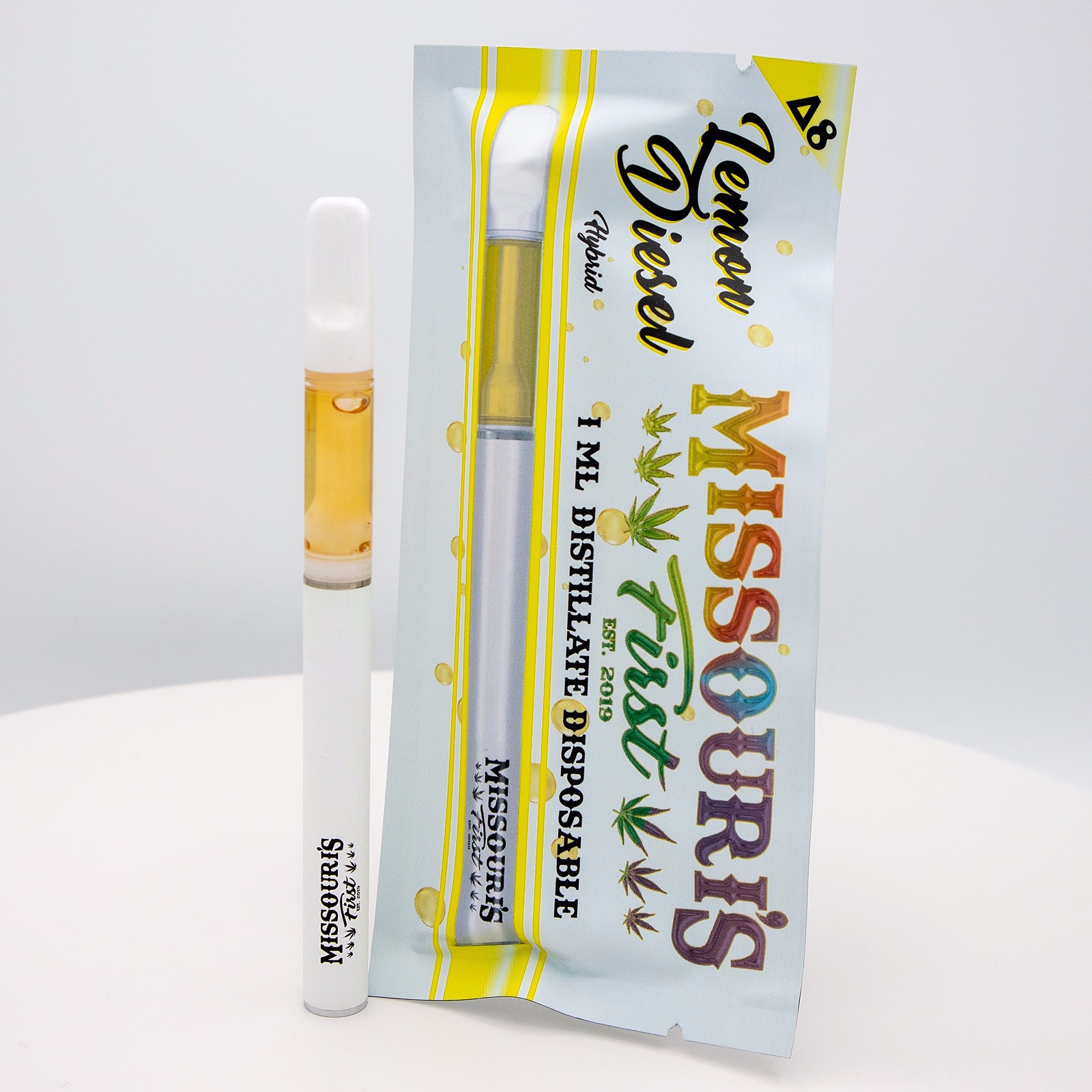 Missouri's First / Hemp Hill Farm: Lemon Diesel Delta 8 Disposable Pen ...