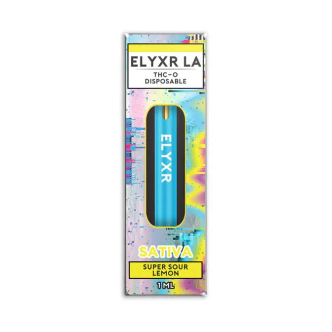 Elyxr: THC-O Disposable 1 Gram (1000mg) | Sativa ~ Super Sour Lemon ...
