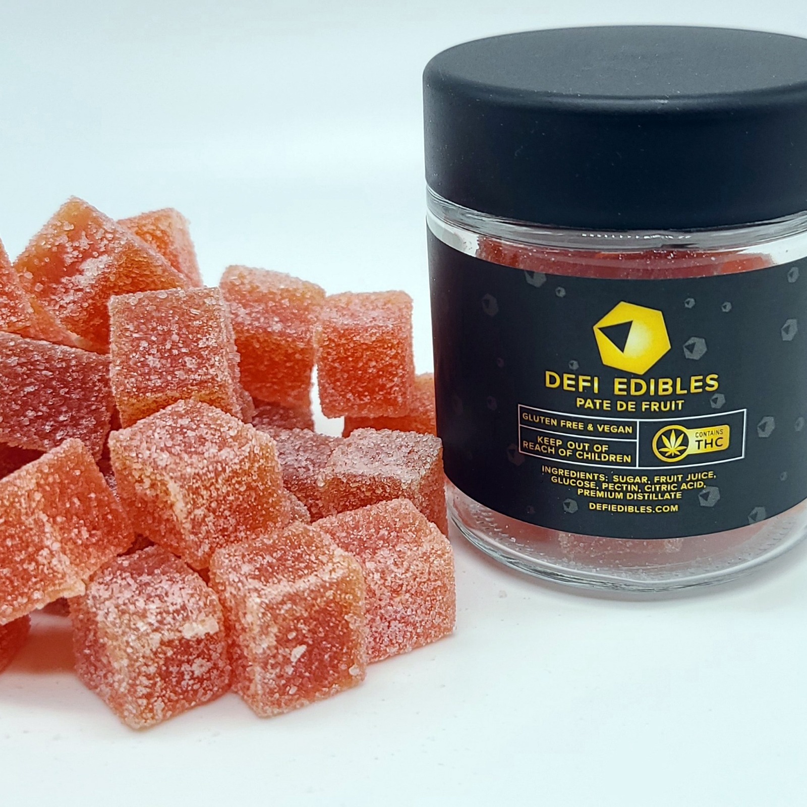 Defi Edibles: Guava Pate De Fruit Gummies 100mg 10-pack | Leafly