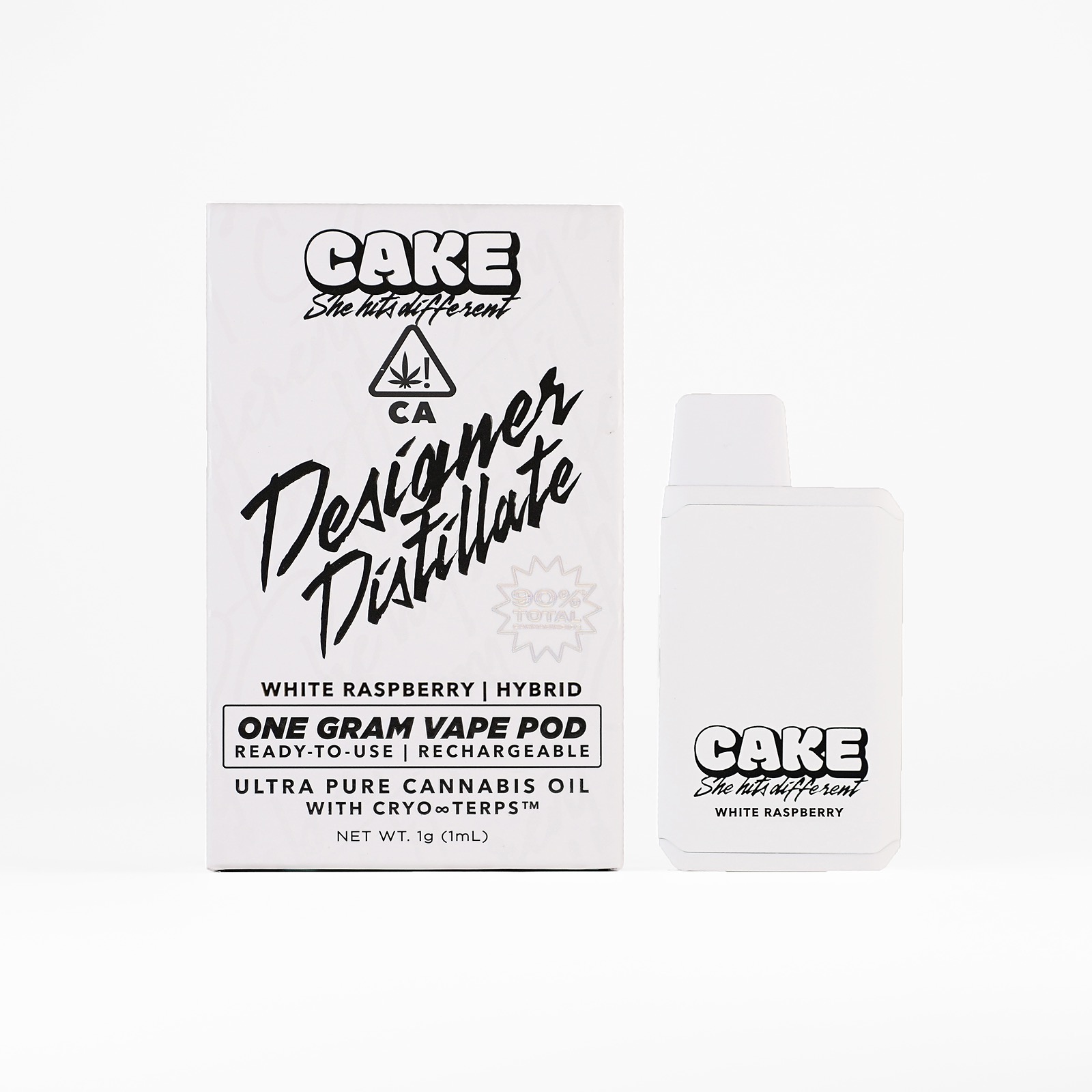CAKE she hits different: White Raspberry - 1g - Hybrid - Designer ...