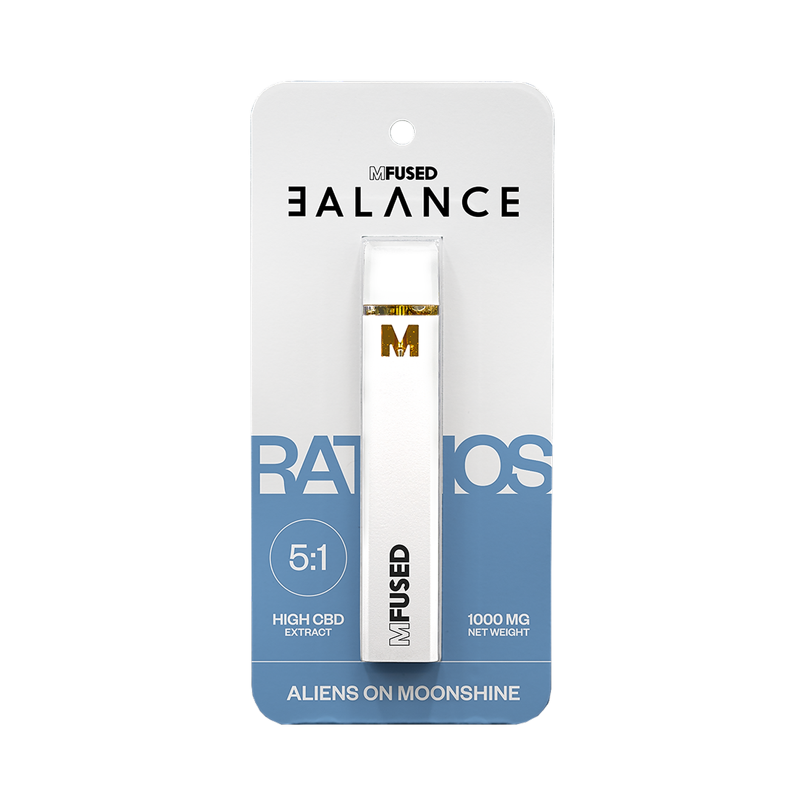 MFUSED: BALANCE Disposable Vape - 5:1 Aliens on Moonshine | Leafly