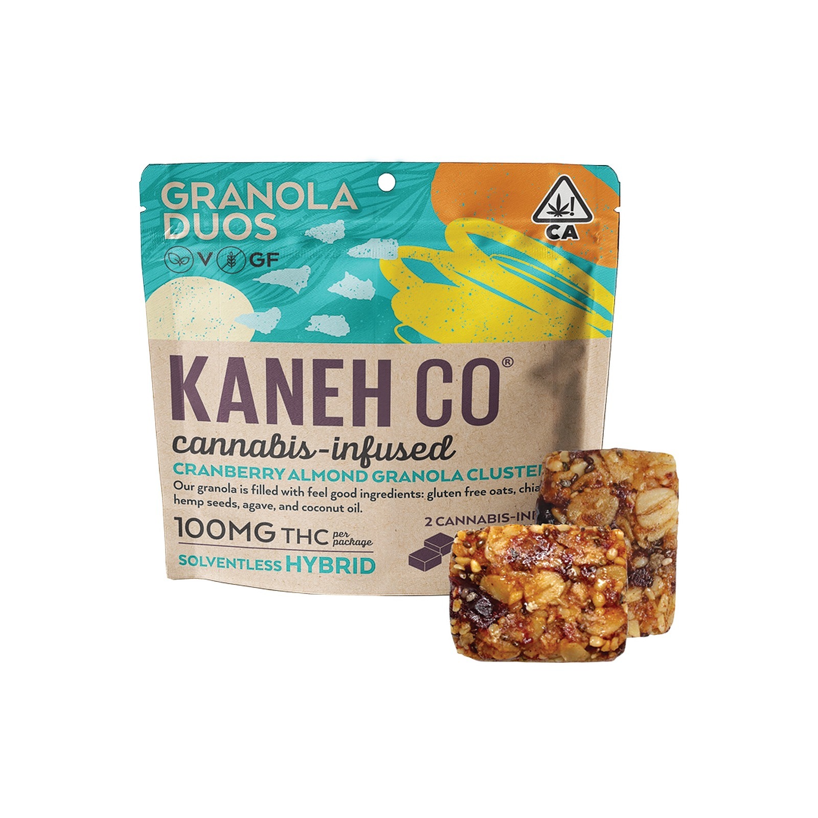 Kaneh Co.: DUOS Solventless Cranberry Almond Granola Clusters [2pcs ...
