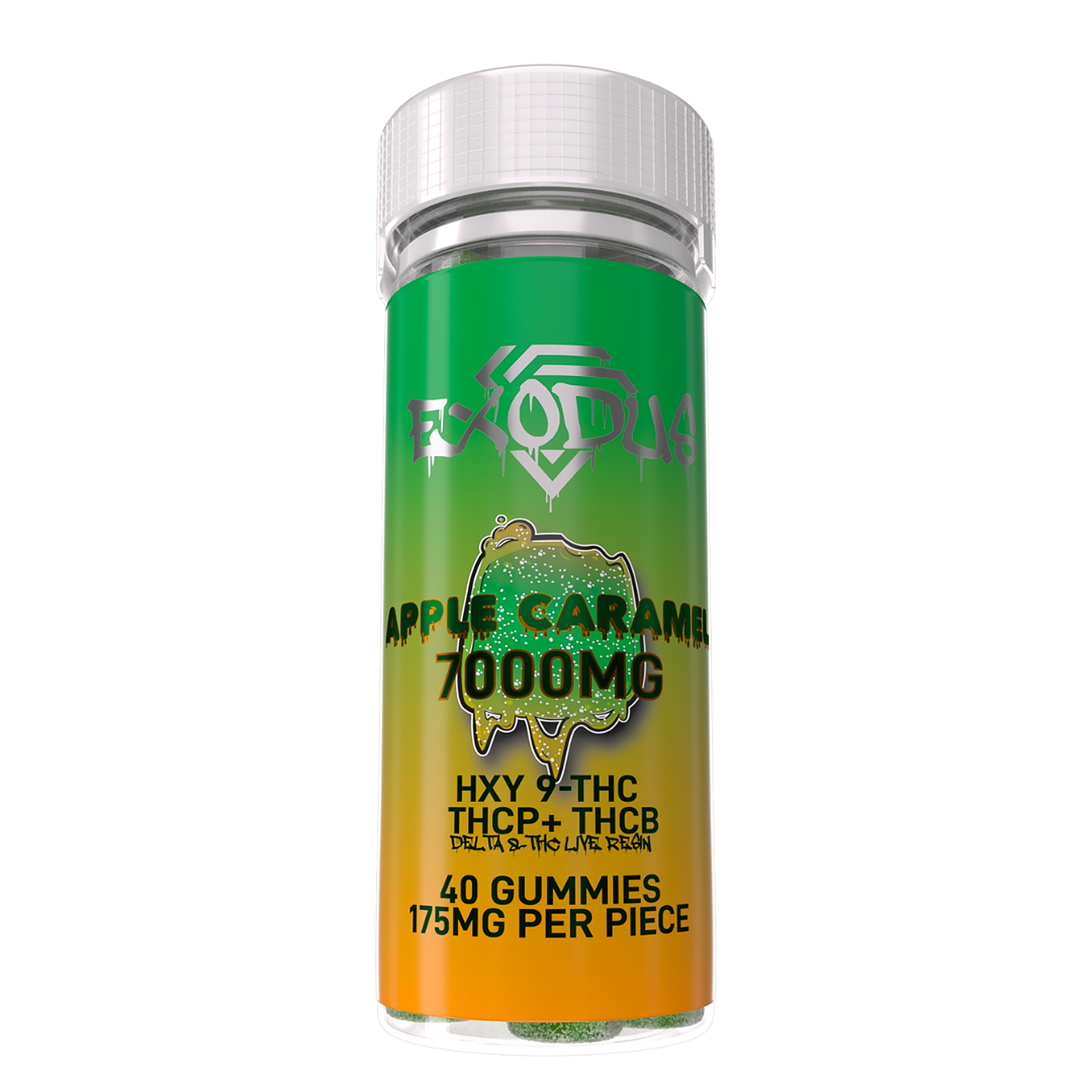 Exodus - Exoclub: Apple Caramel Gummies HXY 9-THC + THCP + THCB, + D8 ...