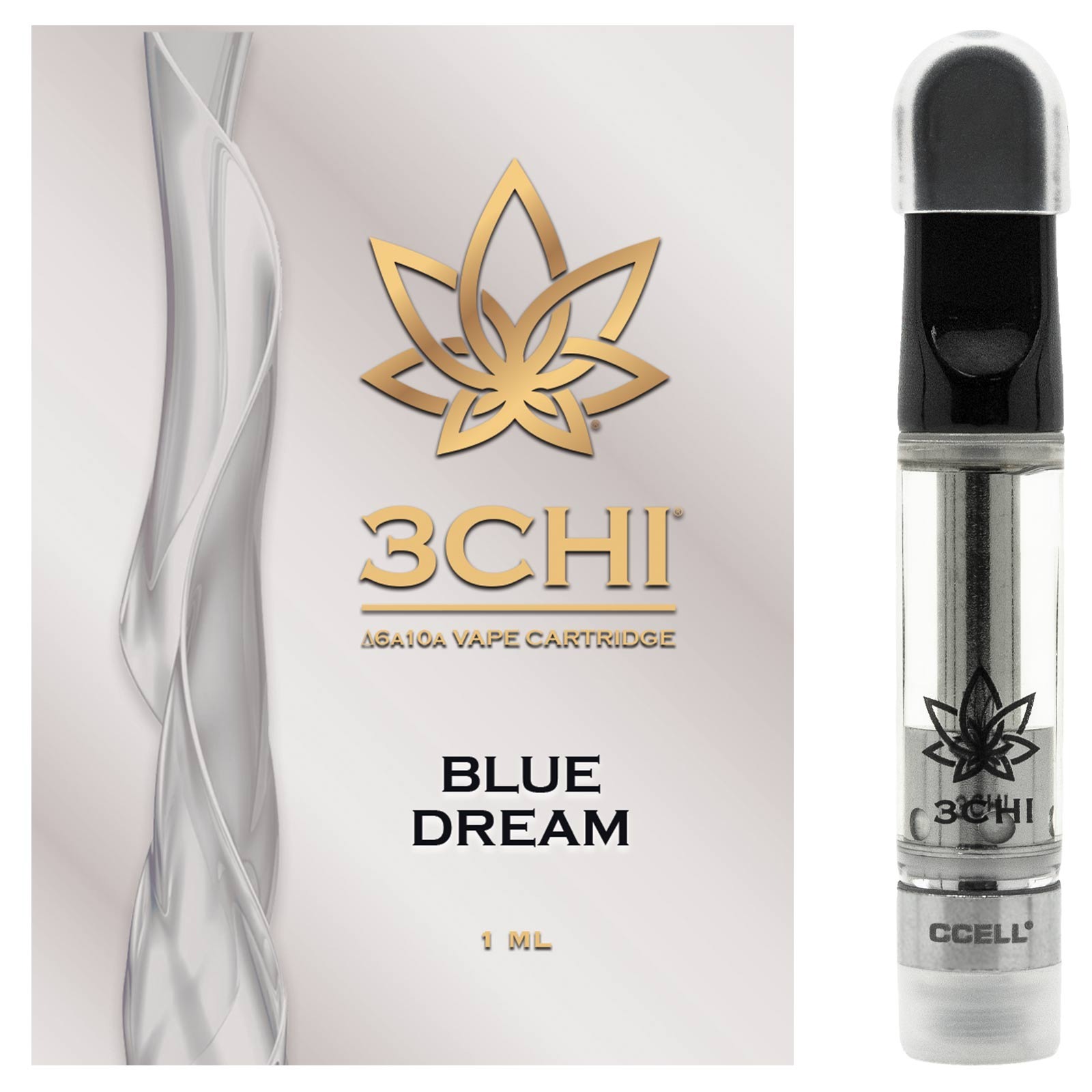 3CHI: Delta 6a10a Vape Cartridge - Blue Dream - 1ml | Leafly