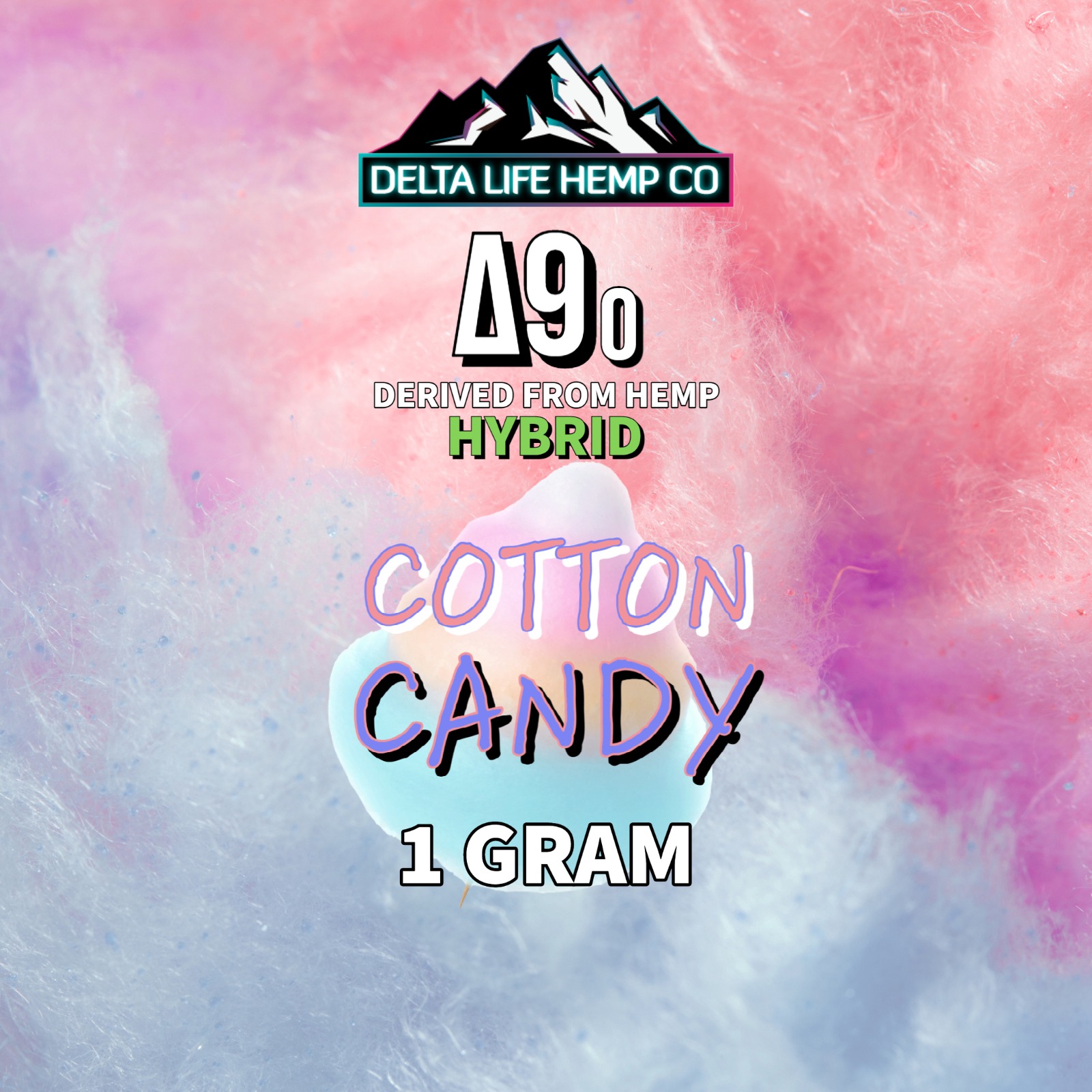 Delta Life Hemp: Cotton Candy Delta 9o Live Resin 1 Gram Hybrid Vape ...
