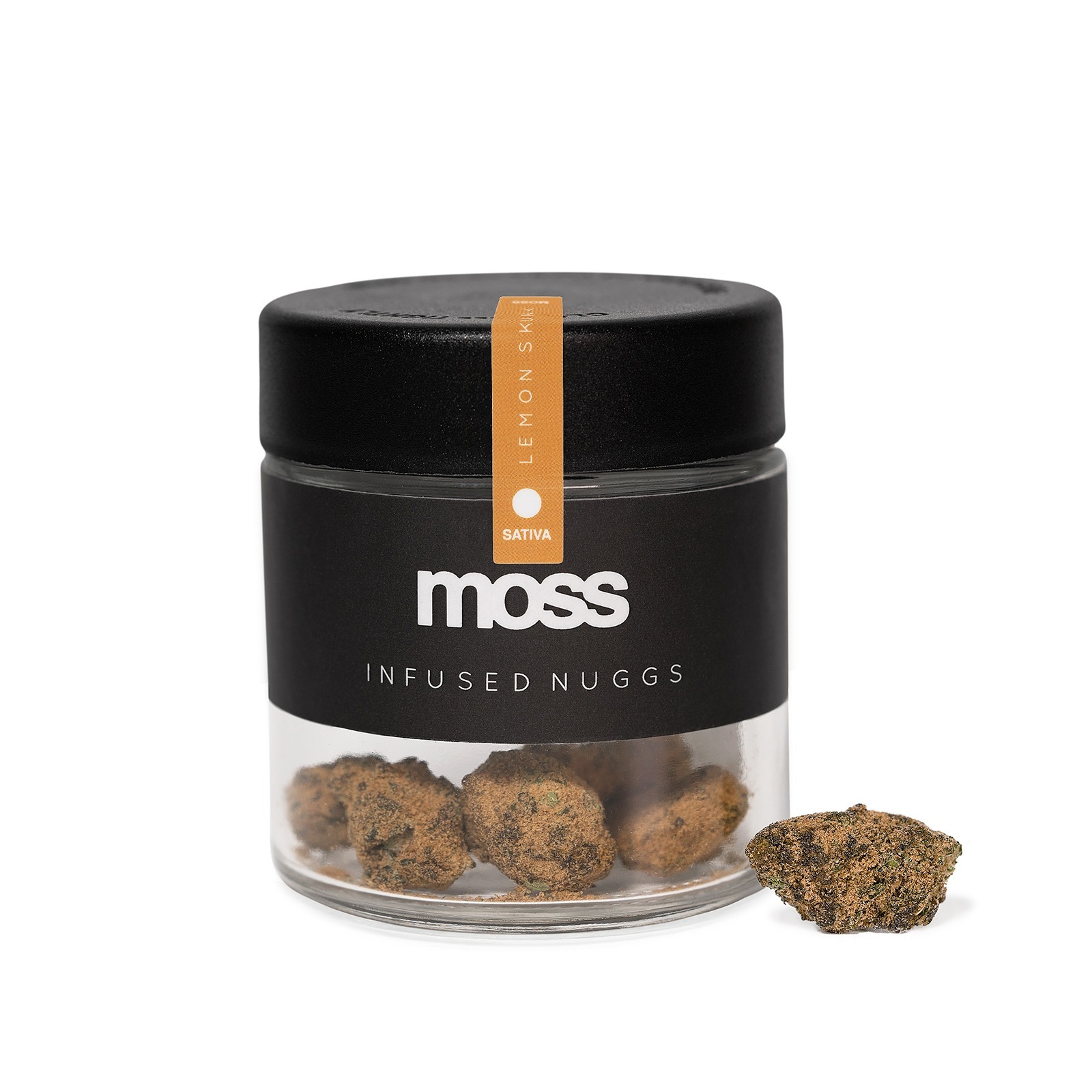 MOSS: Infused Nuggs Flower Jar 2g - Lemon Skunk | Leafly