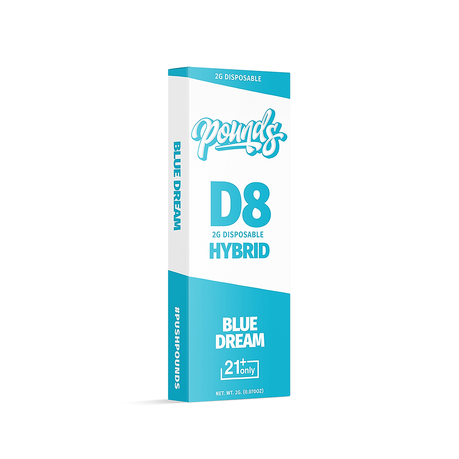 Pounds: Pounds - Delta-8 - Hybrid - Blue Dream - 2G Disposable Pen | Leafly