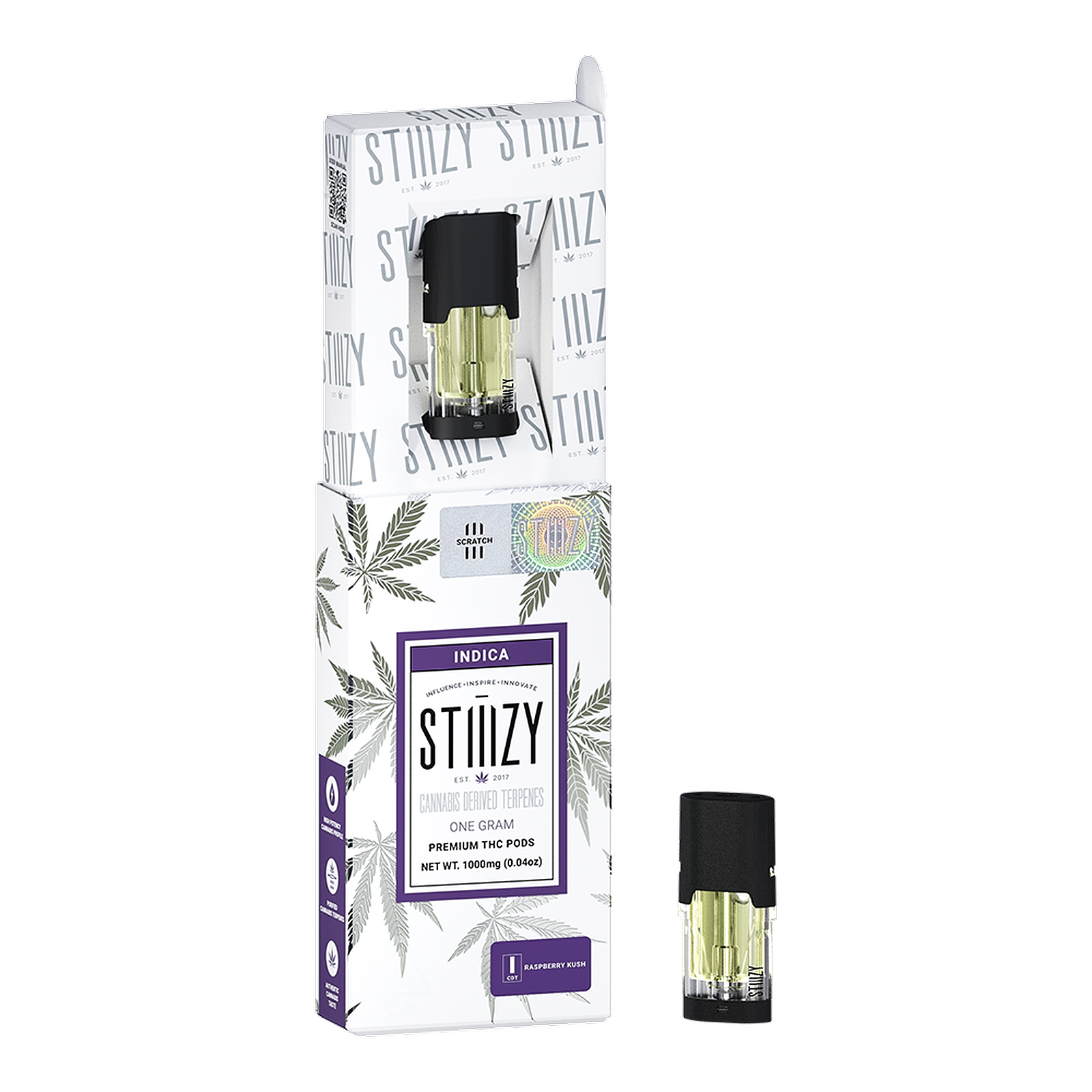 STIIIZY: RASPBERRY KUSH - CANNABIS DERIVED TERPENES 1G | Leafly